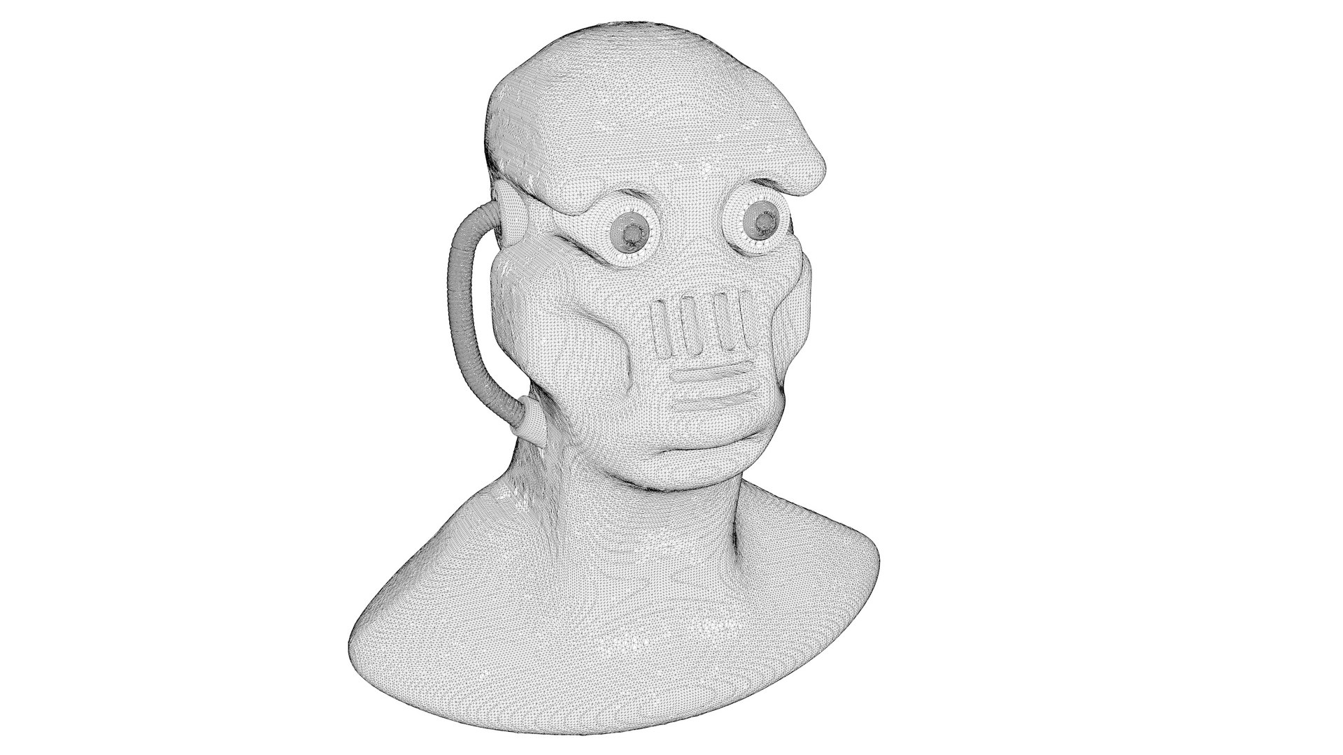 Free 3D Robohead - TurboSquid 1840975