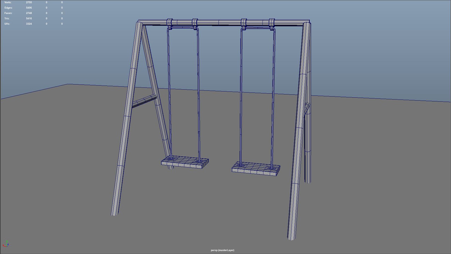 Kinetic Motion Swing 3D - TurboSquid 2326662