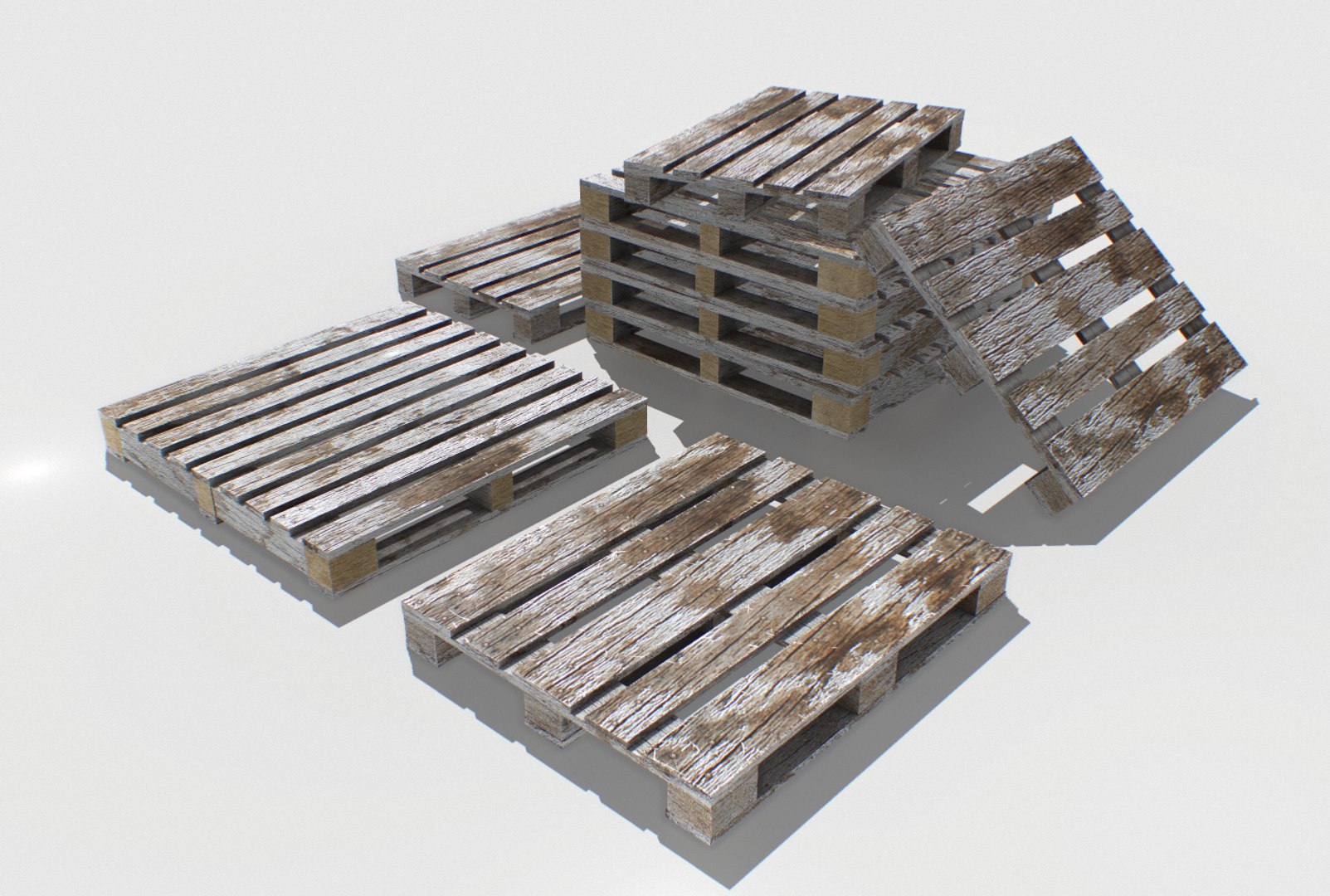 Industrial Pallets 3D Model - TurboSquid 1575696