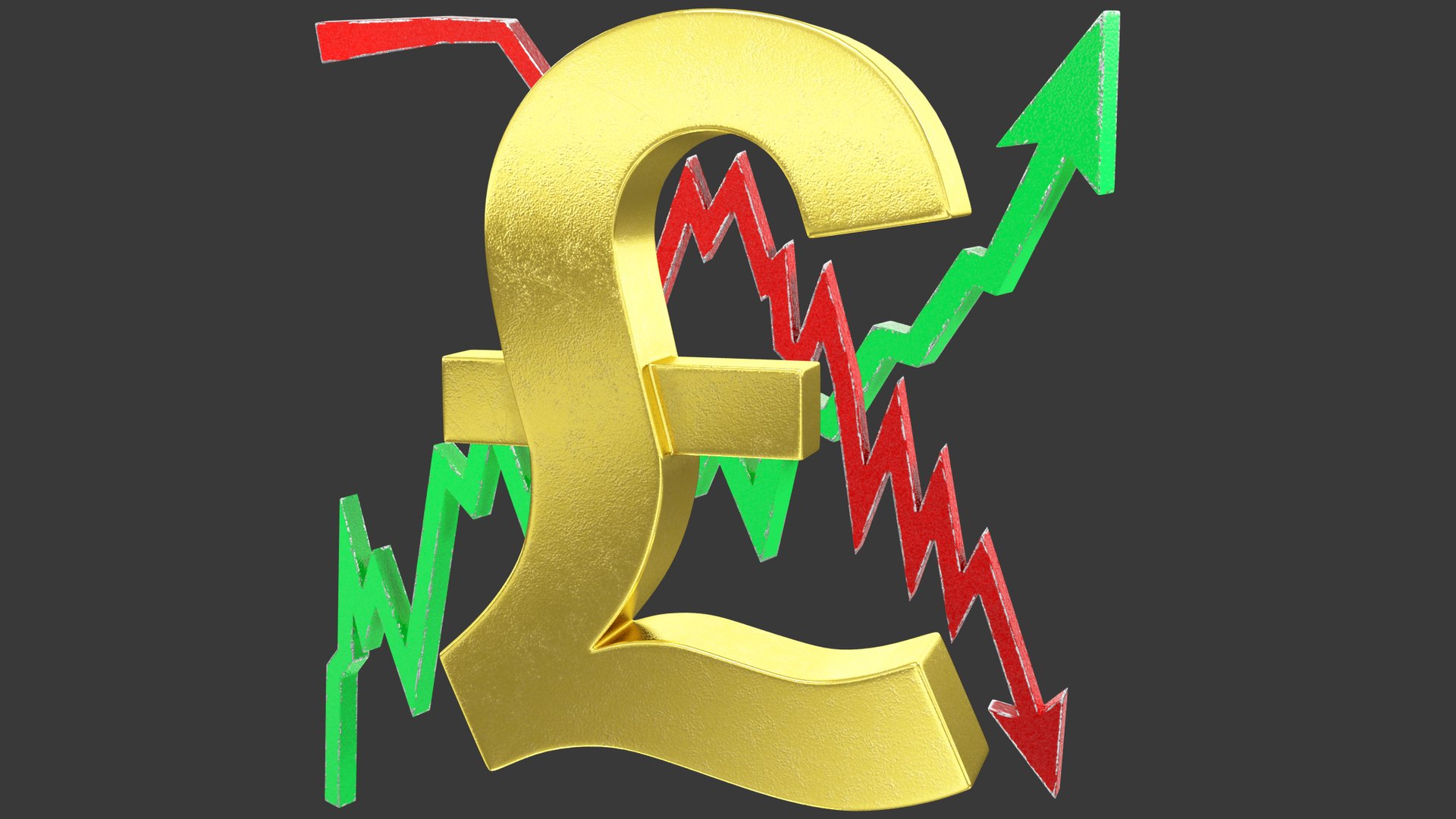 3D Graphs Pound Sterling Symbol Model - TurboSquid 1643720