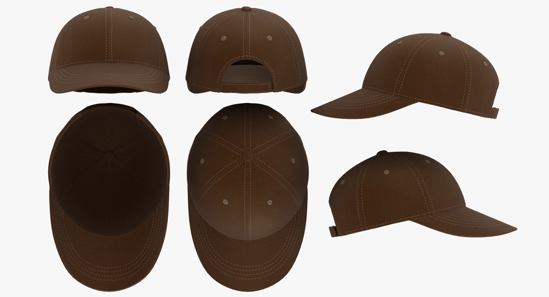 3D Realistic Baseball Hat Model - TurboSquid 1322735