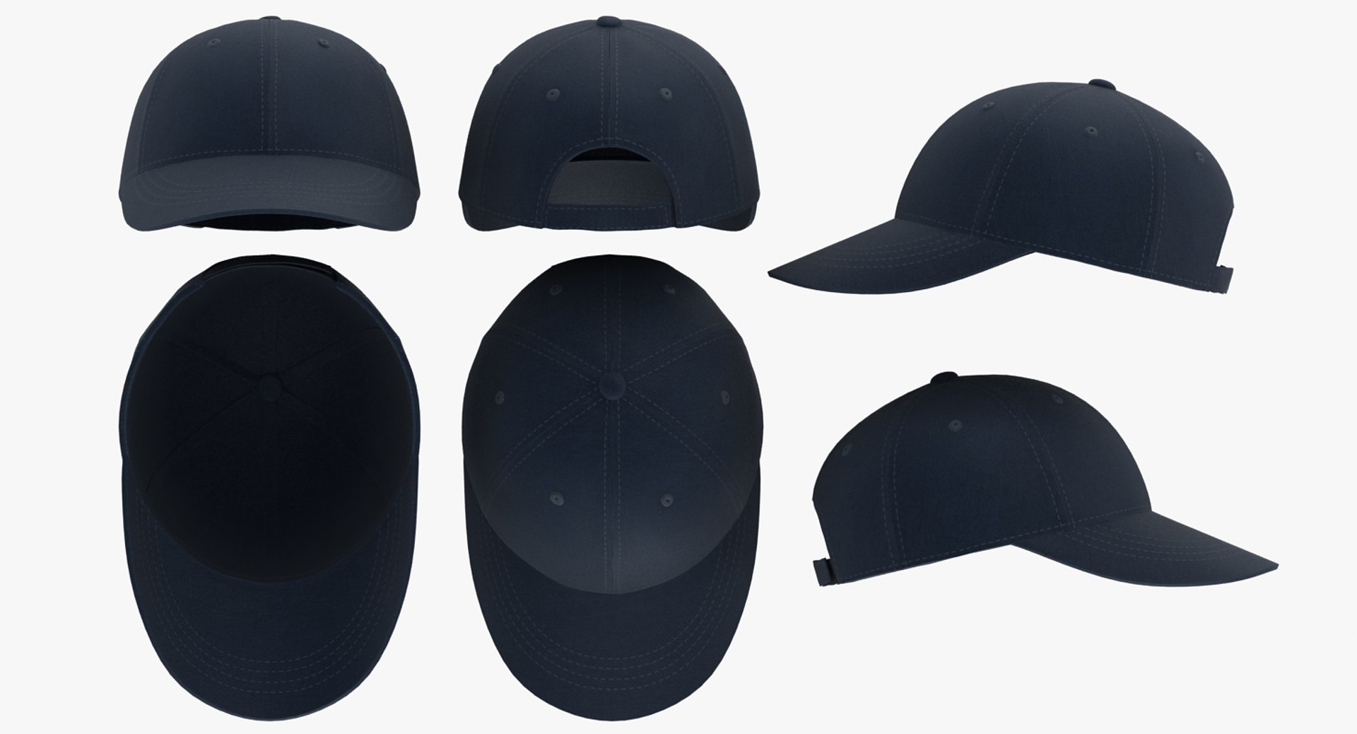 3D Realistic Baseball Hat Model - TurboSquid 1322735