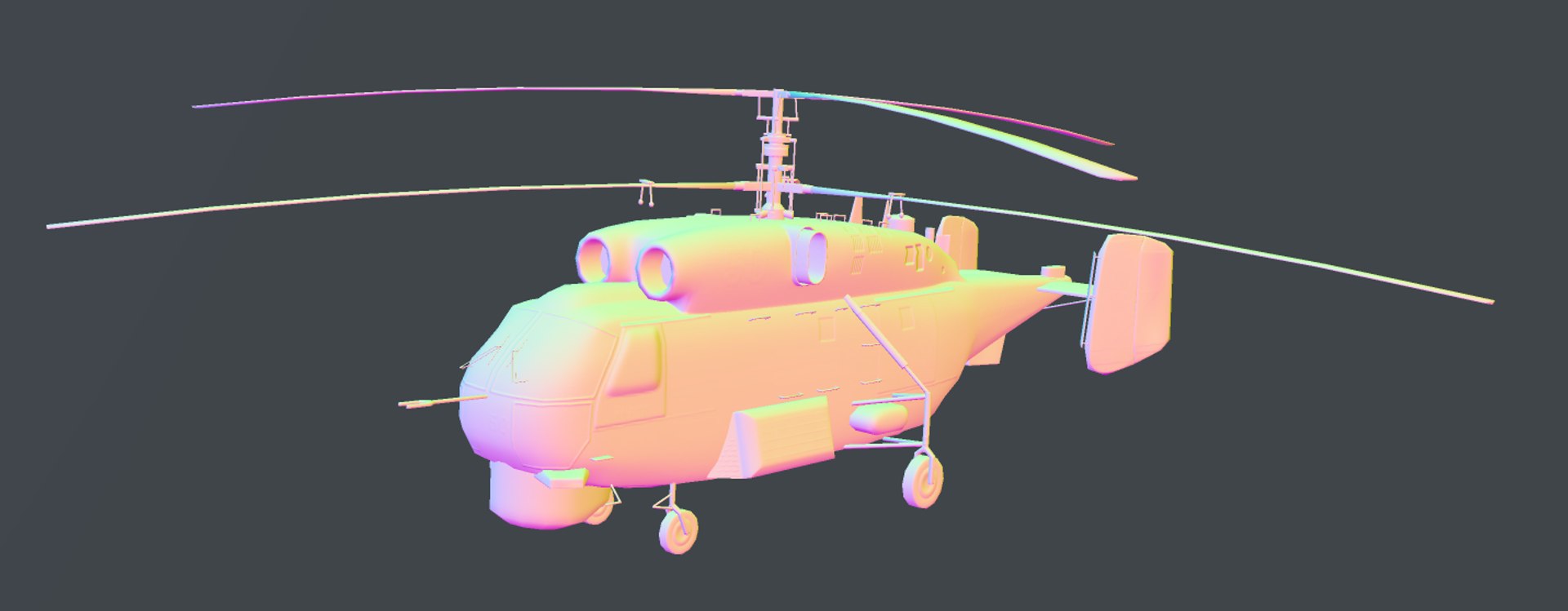 3D Kamov Ka-27 Helicopter - TurboSquid 1187603
