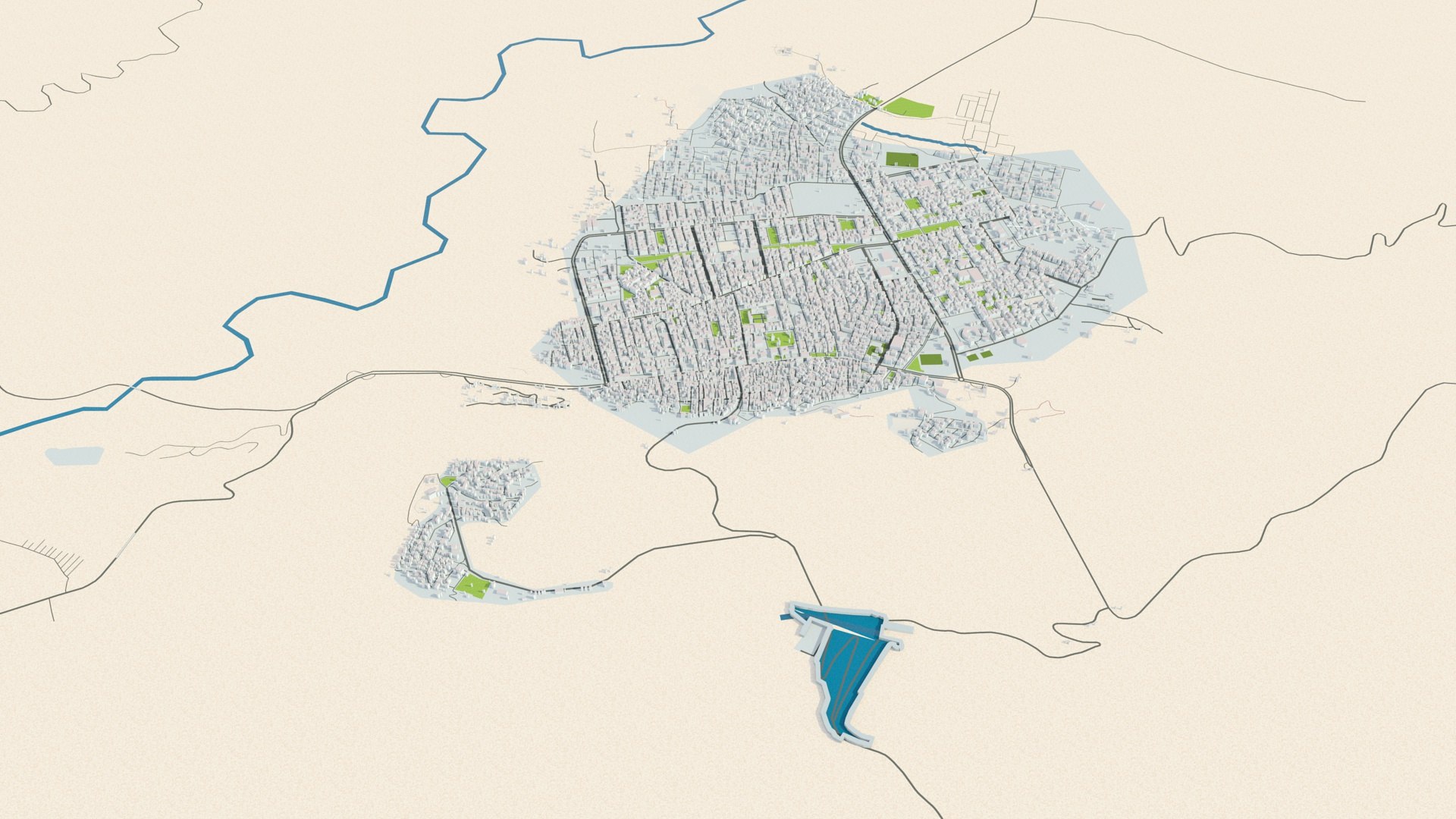 3D Halabja City Iraq - TurboSquid 1586906
