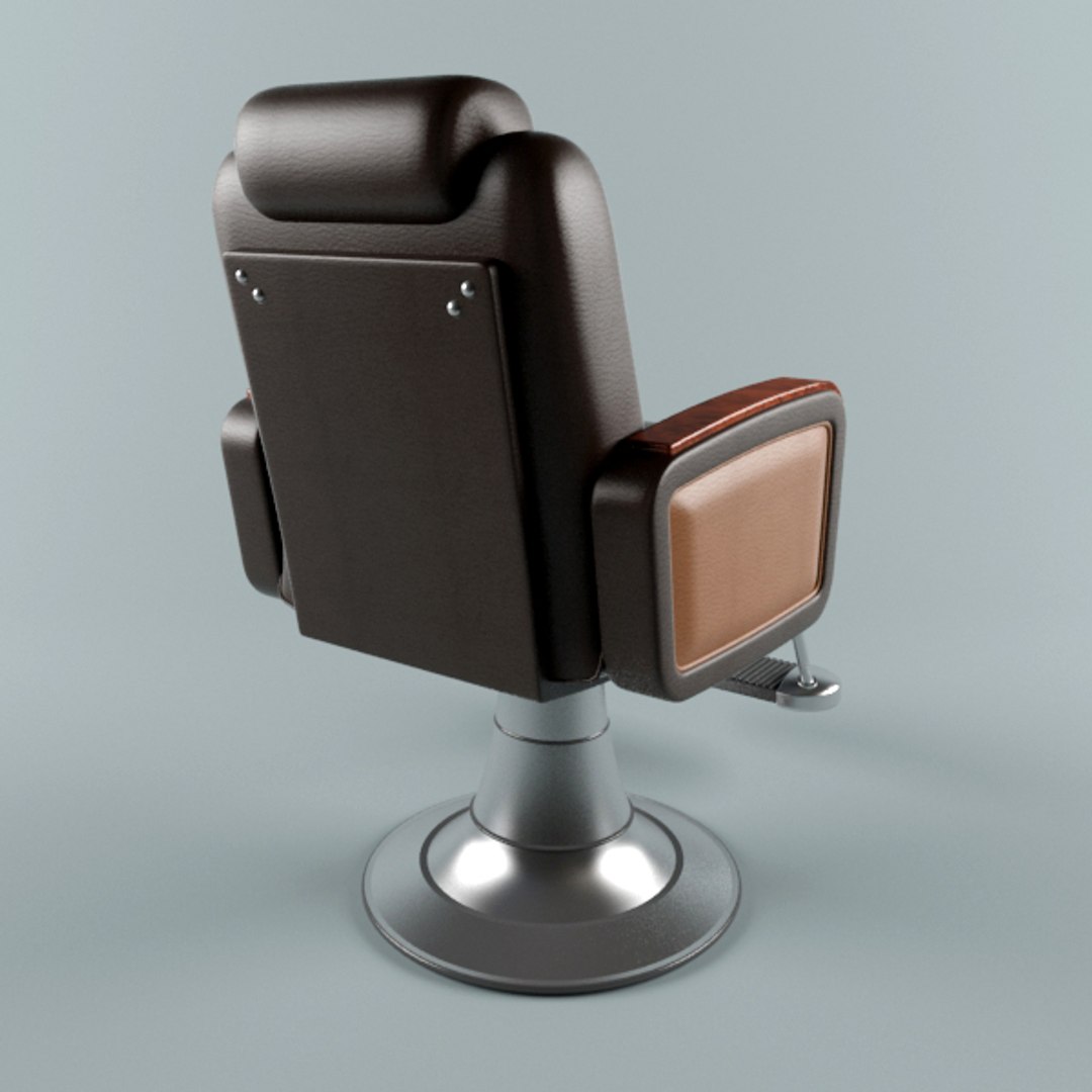 3d Barber Chair Model