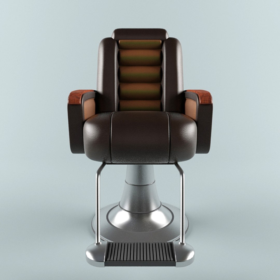 3d Barber Chair Model
