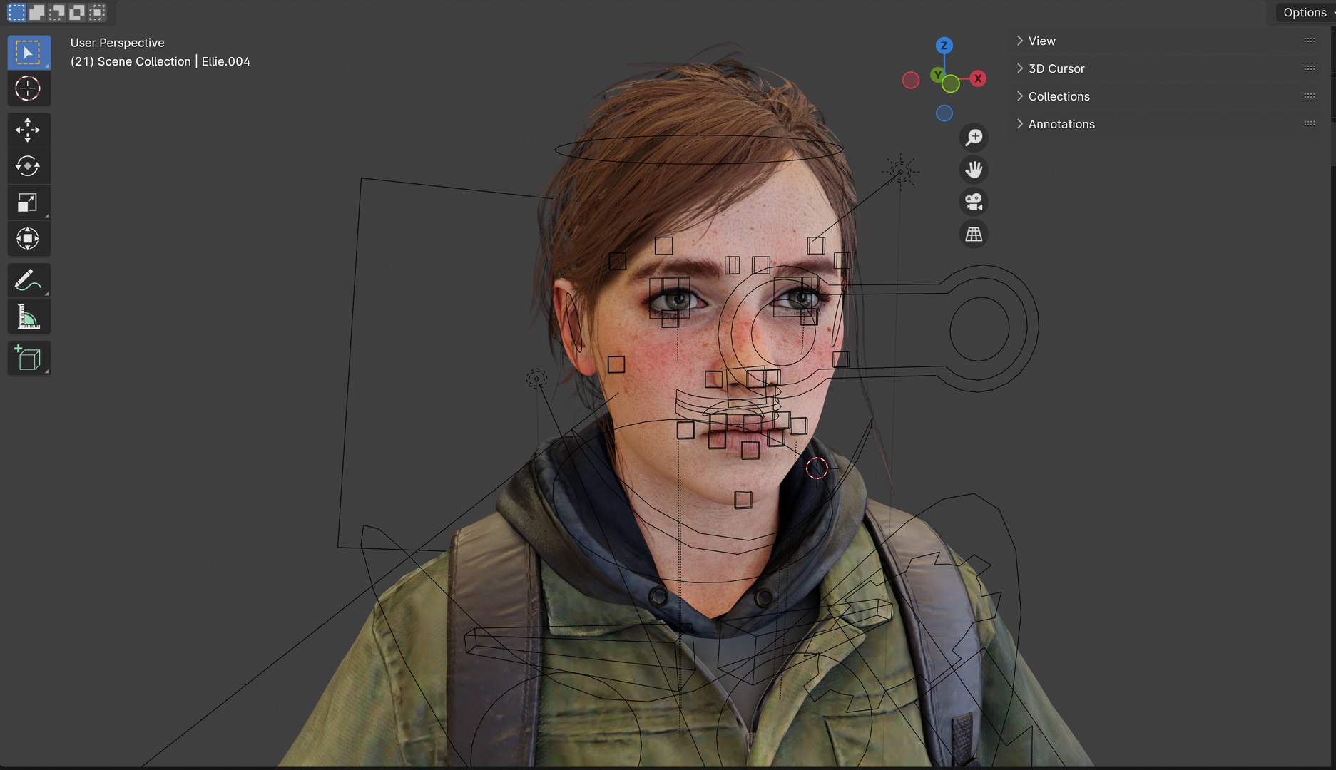 3D Ellie Petrol-character Model Model - TurboSquid 2252348