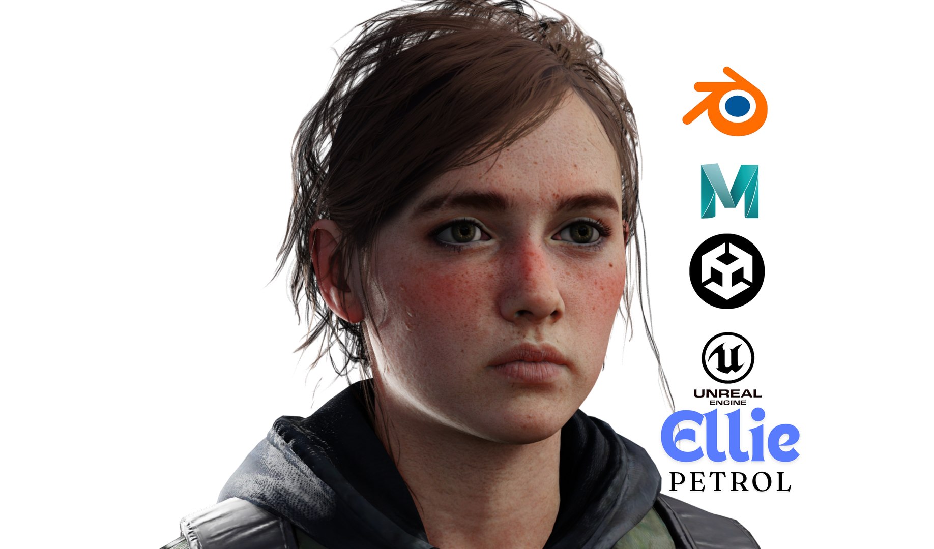 3D Ellie Petrol-character Model Model - TurboSquid 2252348