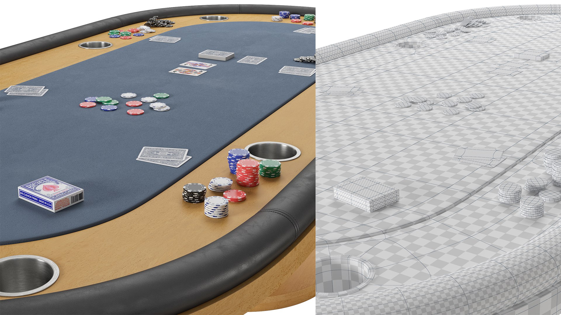 3D Jack Game Room Torino Poker Table Model - TurboSquid 2195522