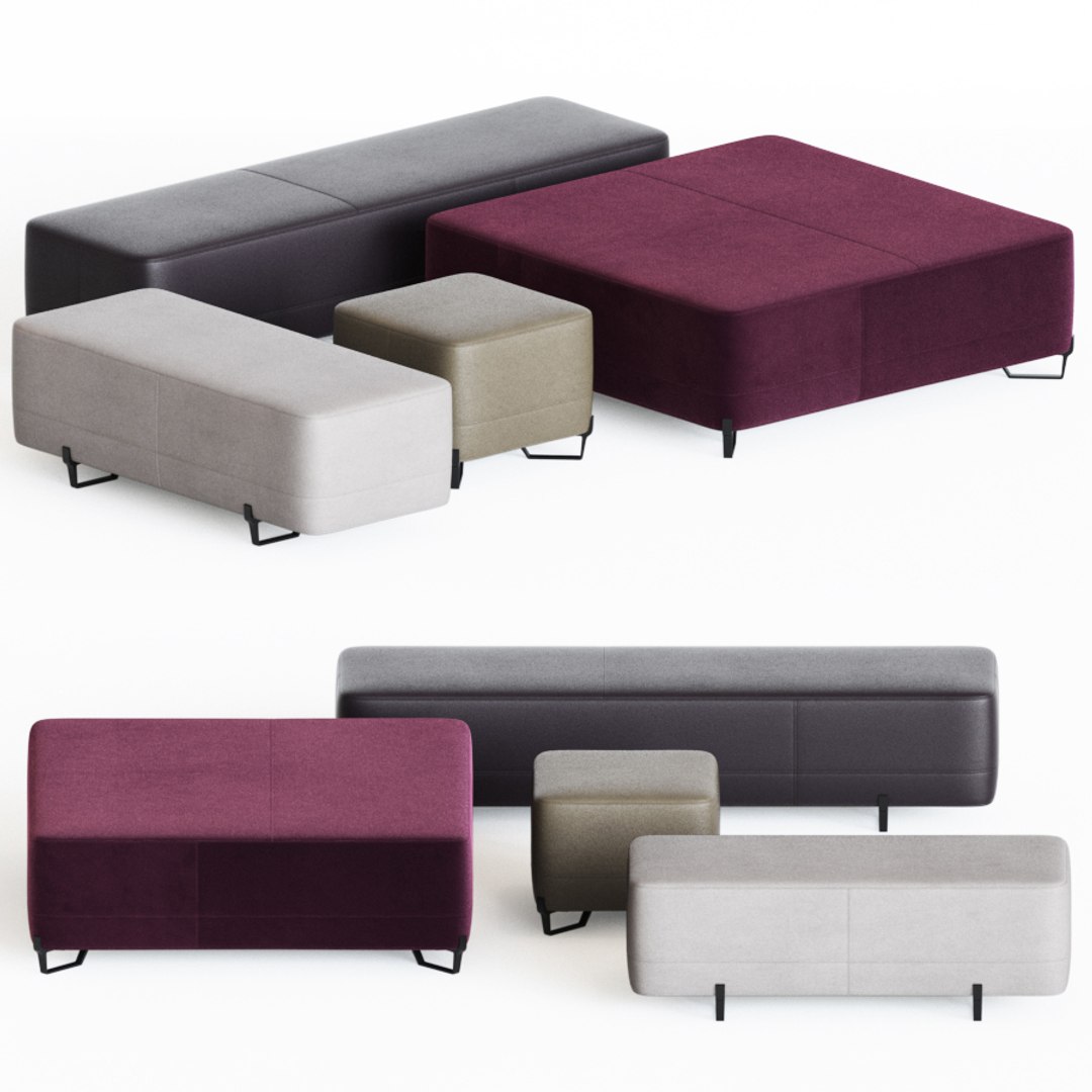 3D New York Poufs Poliform - TurboSquid 1551867