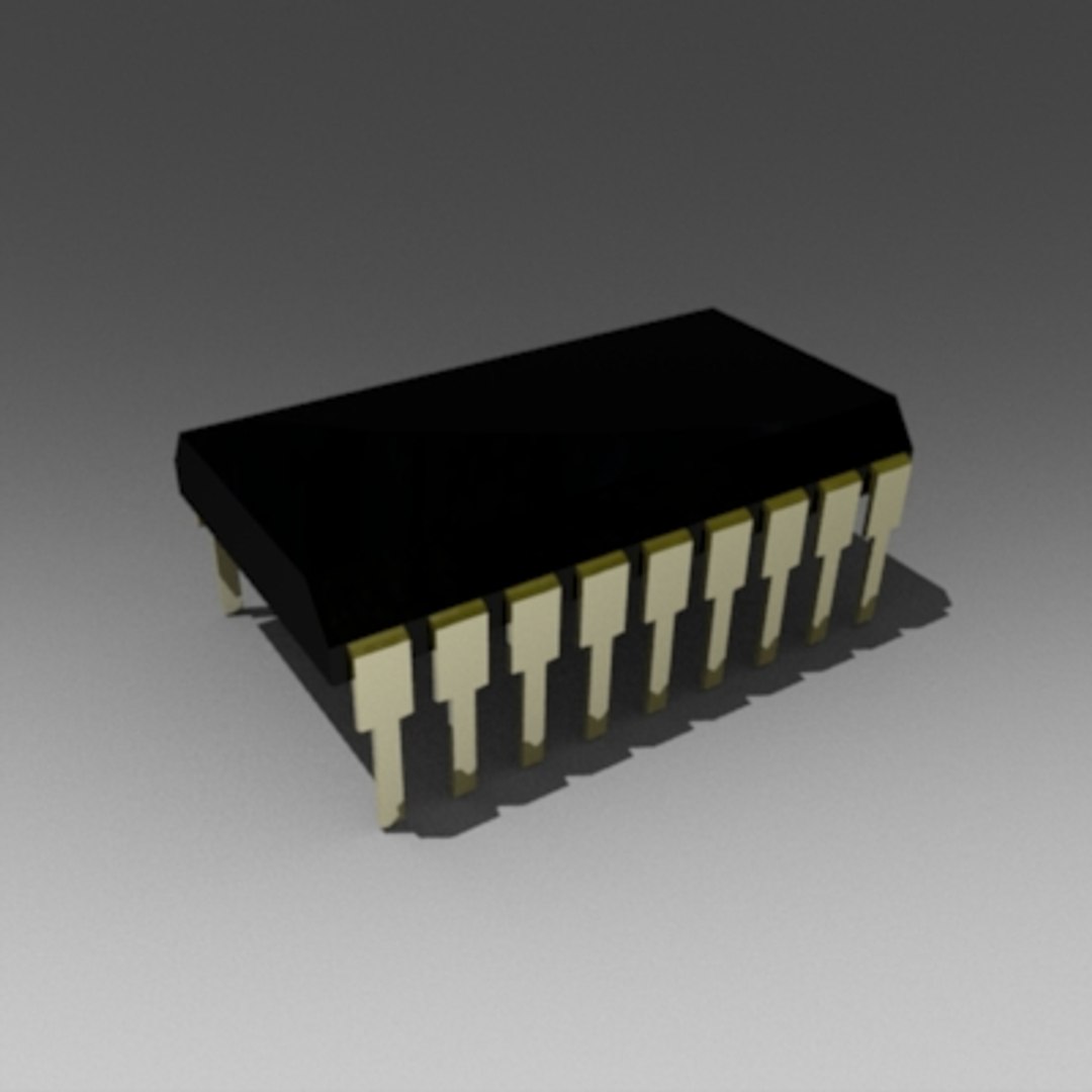 3ds Max Chip Microprocessor