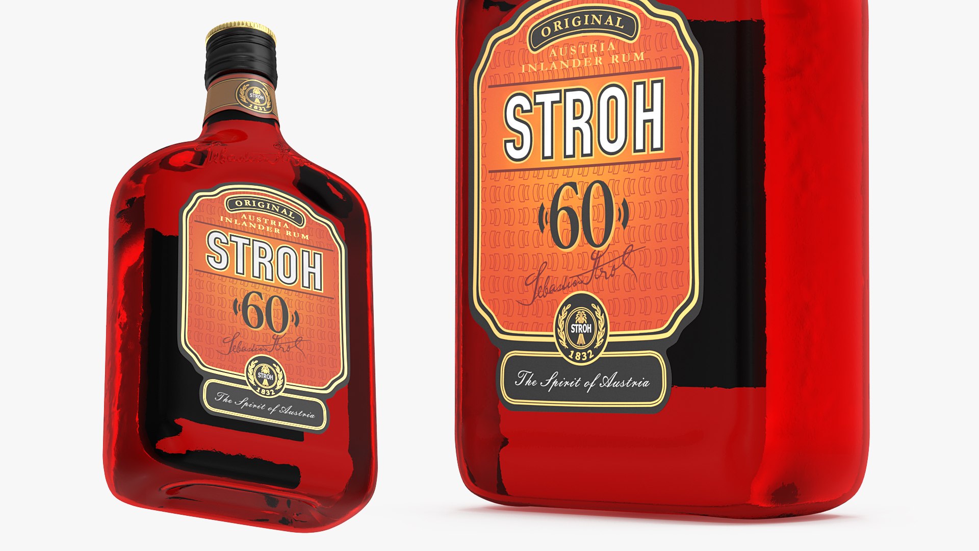 Stroh 60 Austrian Rum 3D Model - TurboSquid 1650716