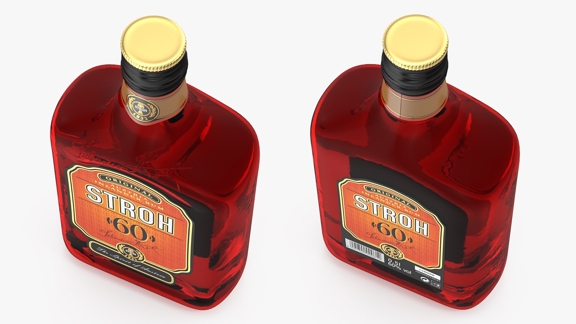 Stroh 60 Austrian Rum 3D Model - TurboSquid 1650716