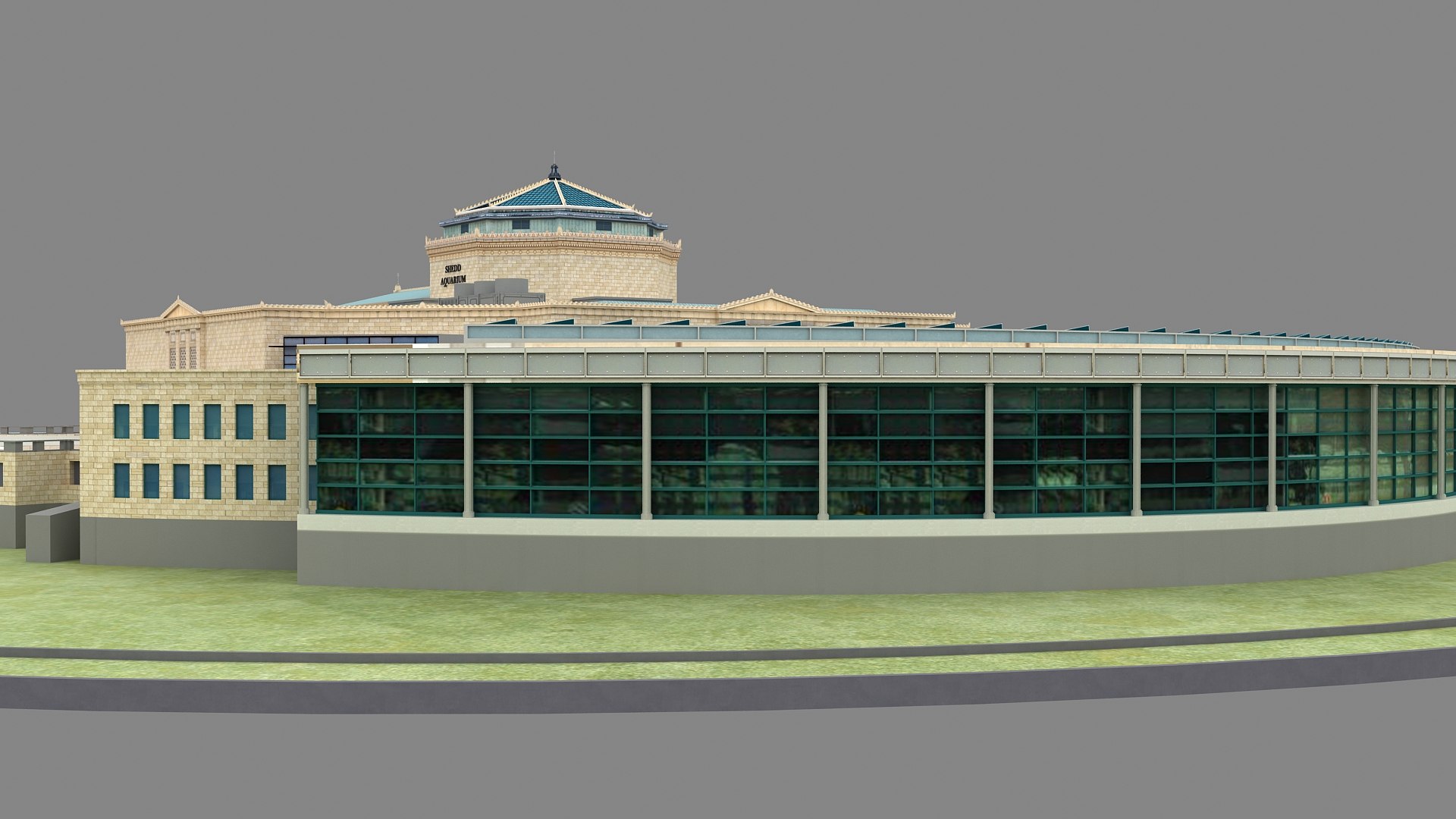 Shedd Aquarium Chicago 3d Model 3D Model - TurboSquid 2266199