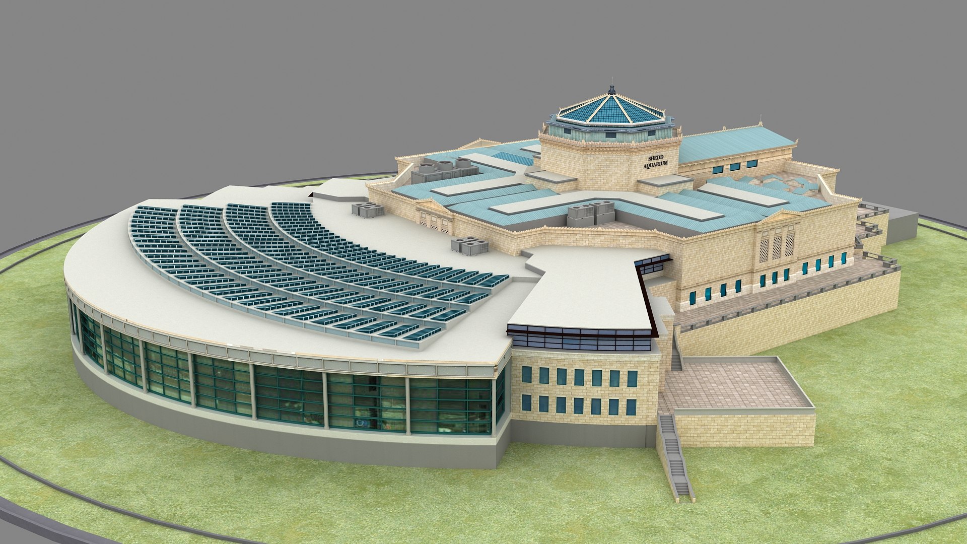 Shedd Aquarium Chicago 3d Model 3D Model - TurboSquid 2266199