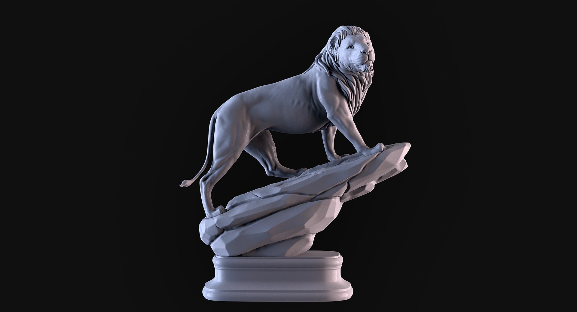 3D Model Lion - TurboSquid 2020112