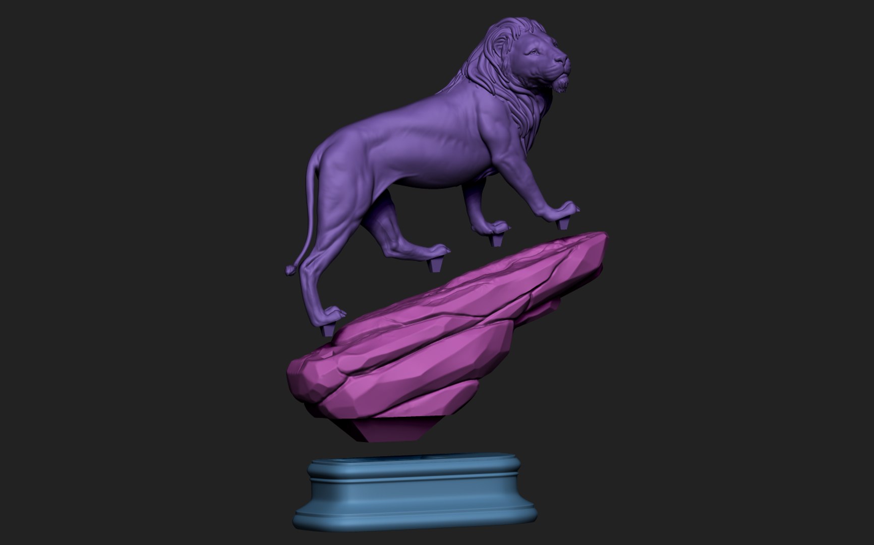 3D Model Lion - TurboSquid 2020112