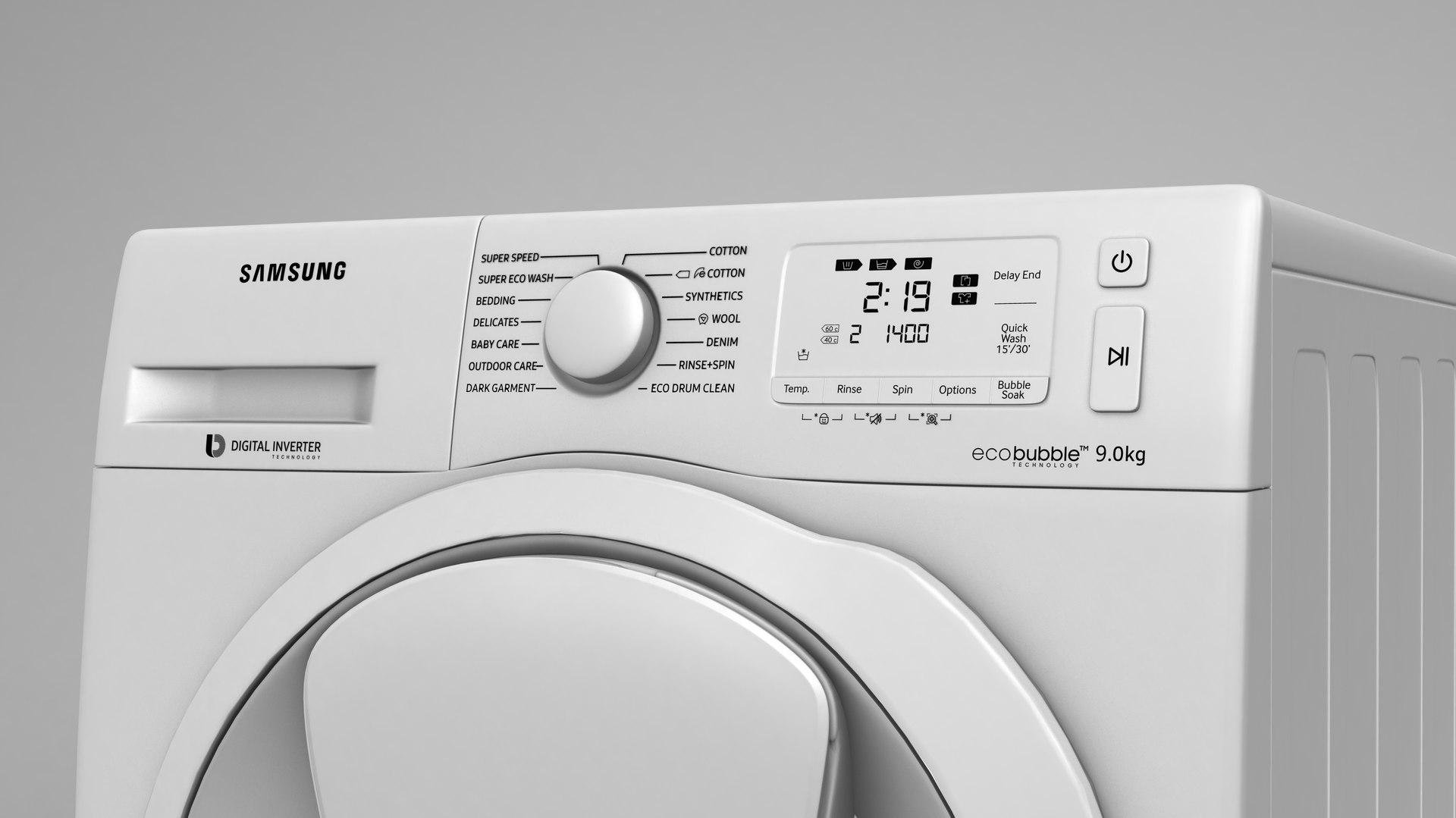 3D model samsung addwash washing machine - TurboSquid 1651944