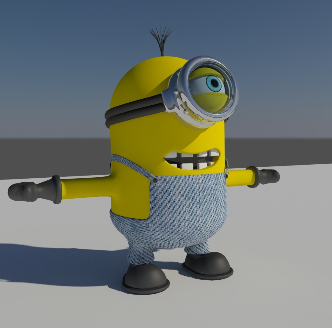 3d Minion Rendering