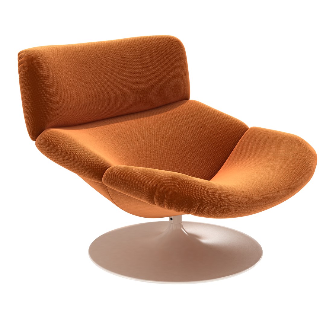 3D ARTIFORT F518 GEOFFREY HARCOURT LOUNGE CHAIR - TurboSquid 2252358