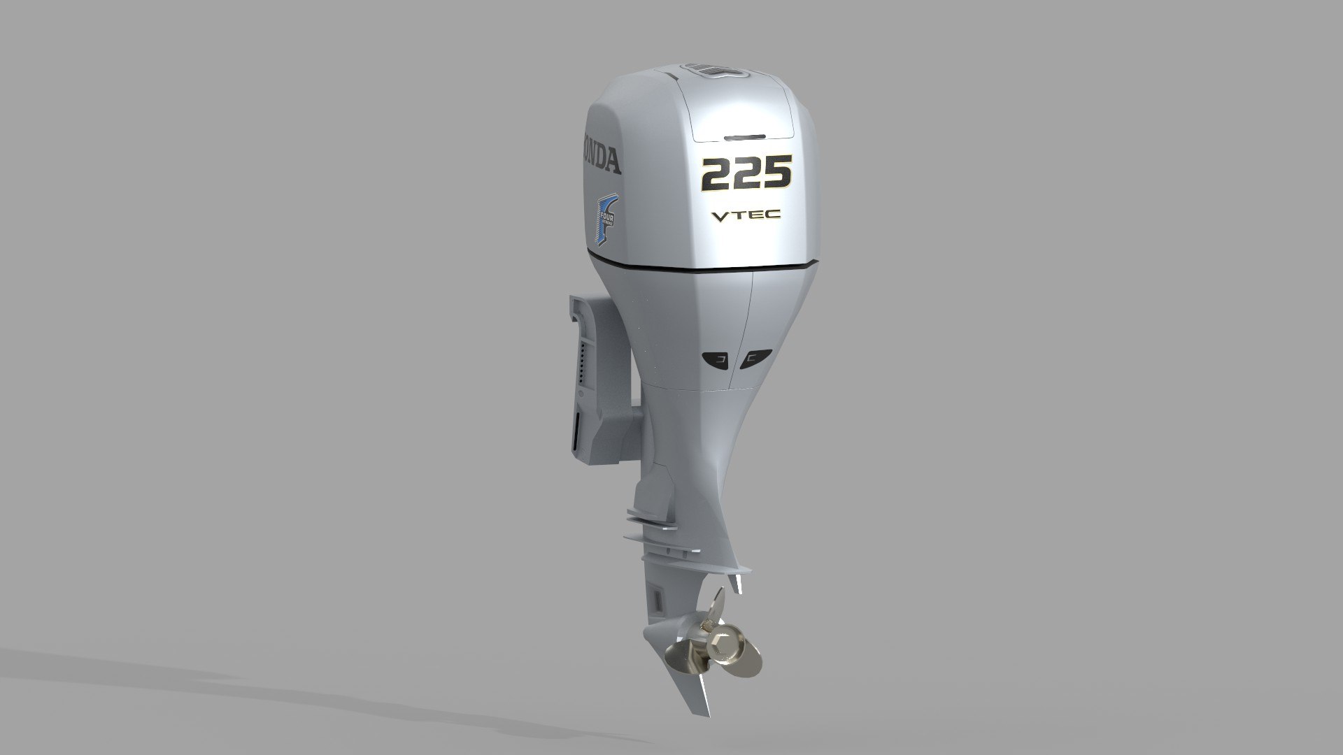 Engine Honda BF225 XD 3D Model - TurboSquid 2128392