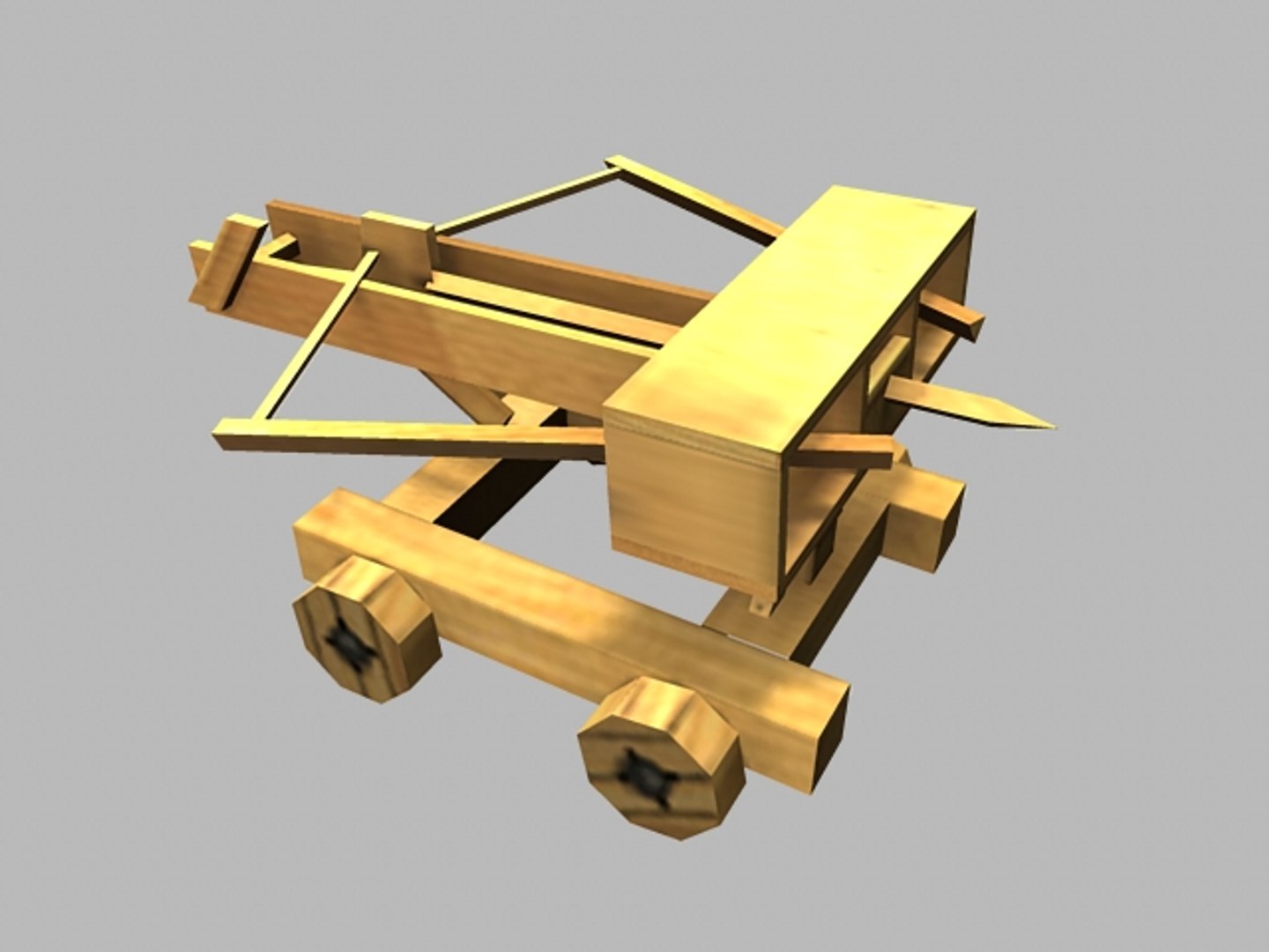 medieval ancient roman ballista 3d 3ds