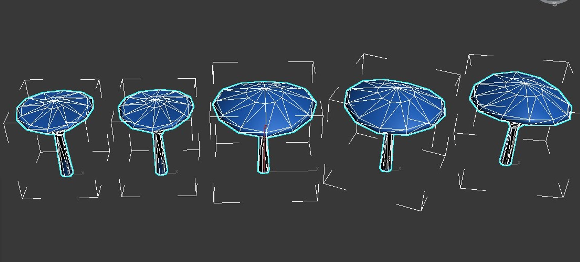 Fungus Set Mushrooms 3D Model - TurboSquid 1391104