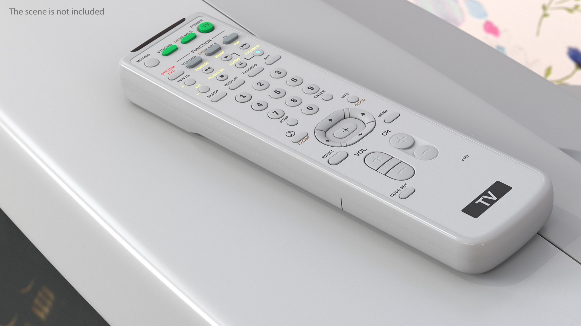 Vintage Ir Tv Remote 3D Model - TurboSquid 1615507