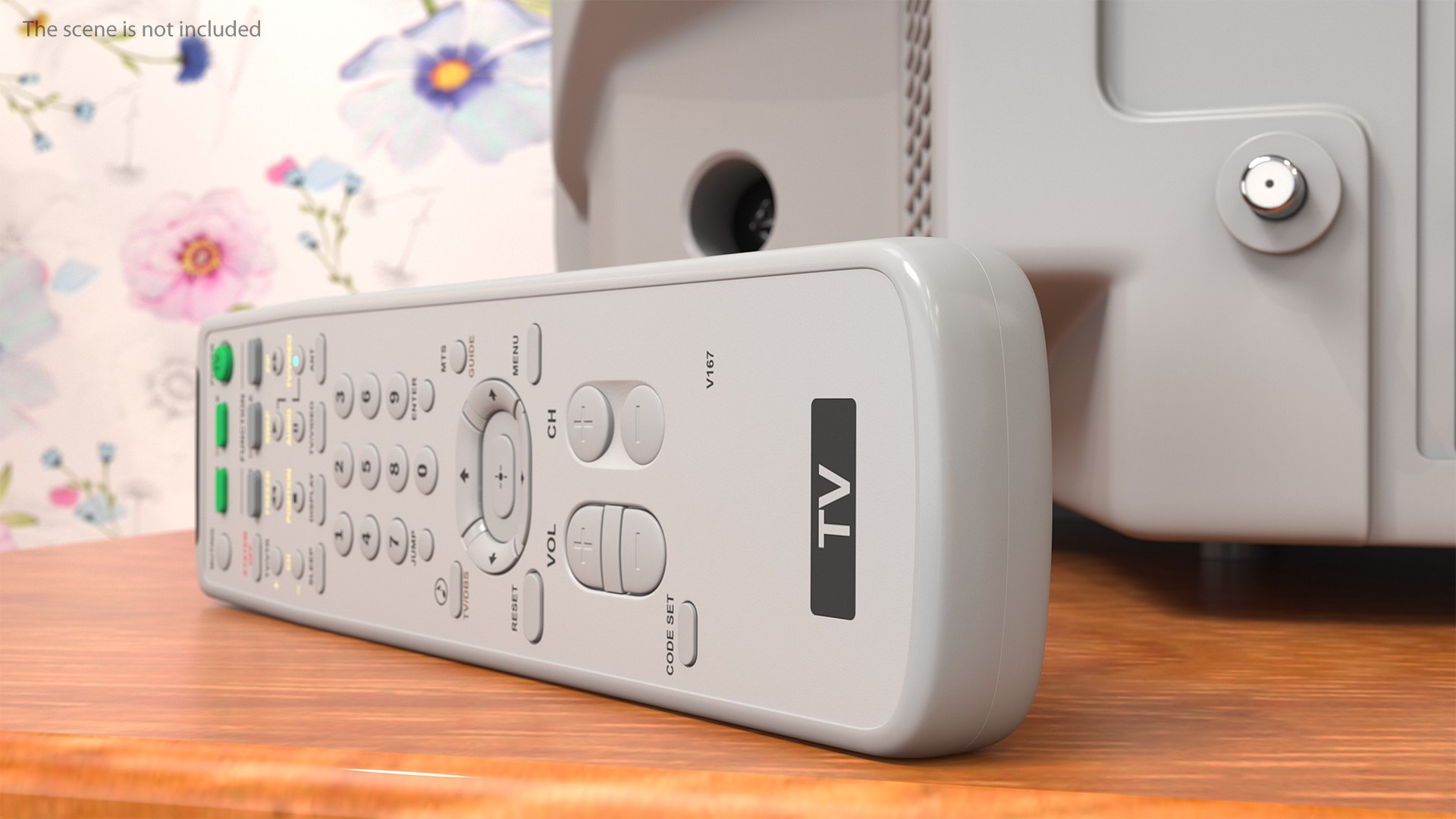 Vintage Ir Tv Remote 3D Model - TurboSquid 1615507