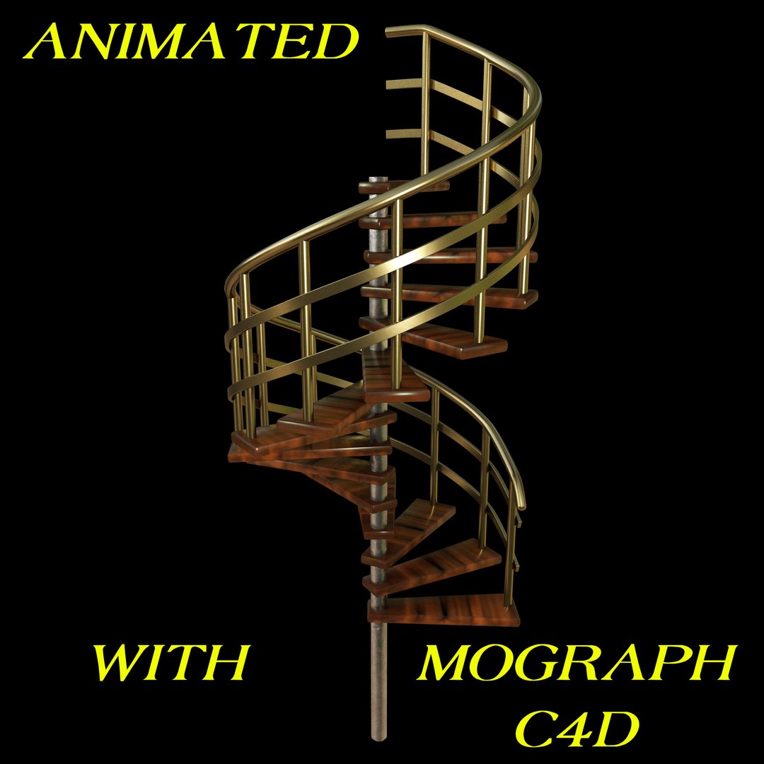 Staircase Animated 3D Model - TurboSquid 1923502