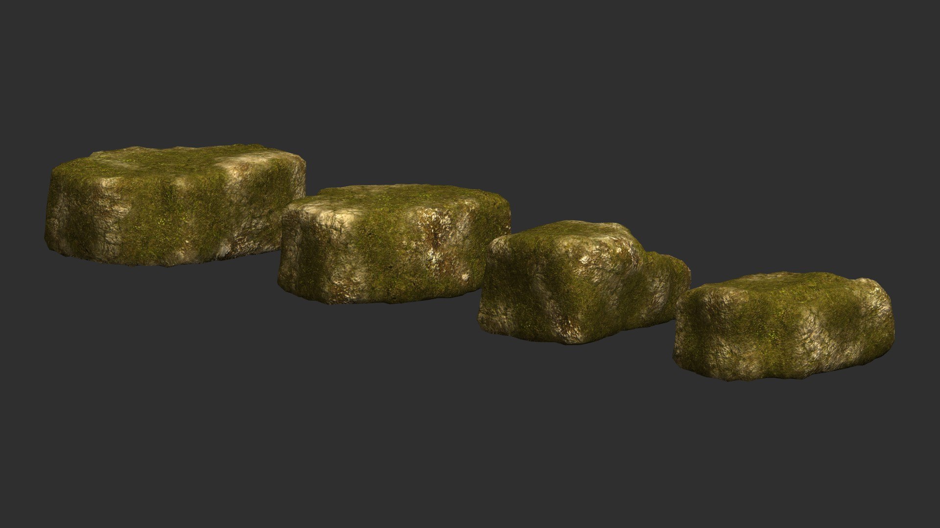 Cave Platform 3 - Moss 3 3D - TurboSquid 2073305
