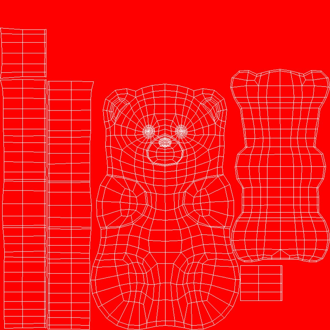 Free Gummy Bear Model - TurboSquid 1492158