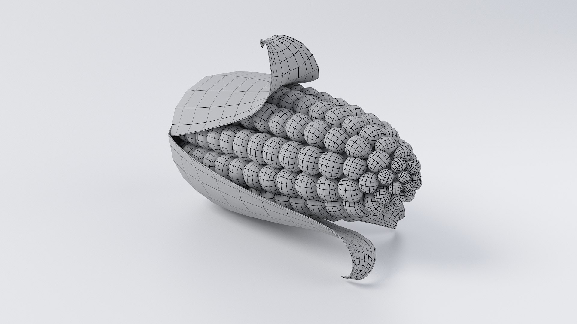 3D Cartoon Corn Model - TurboSquid 2074423