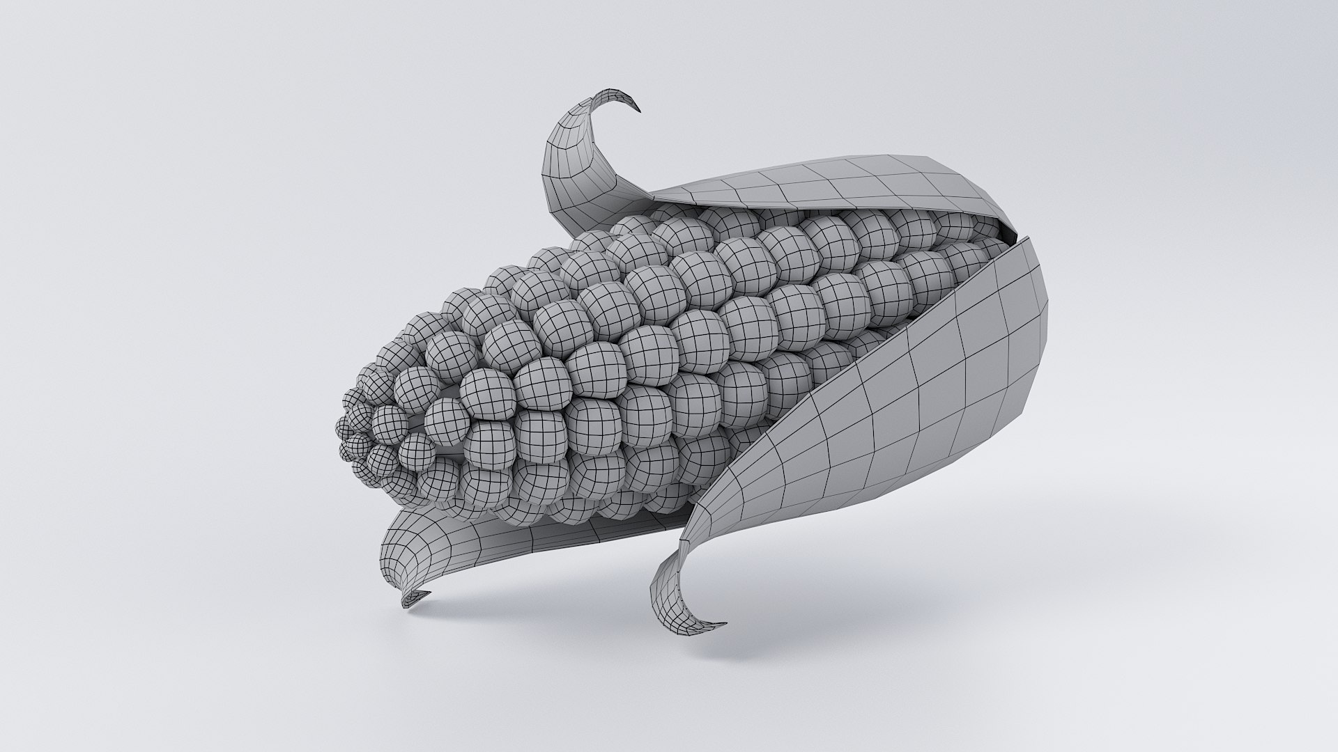3D Cartoon Corn Model - TurboSquid 2074423