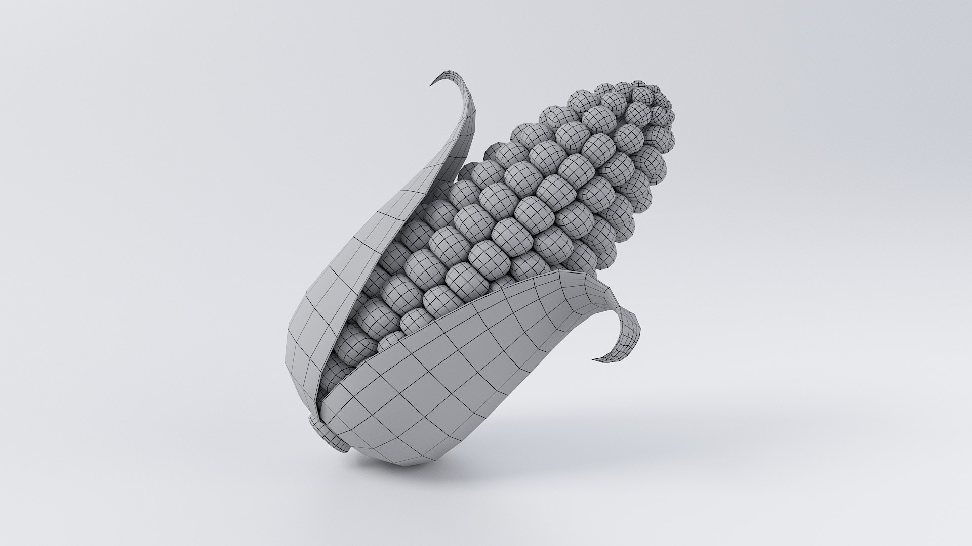 3D Cartoon Corn Model - TurboSquid 2074423