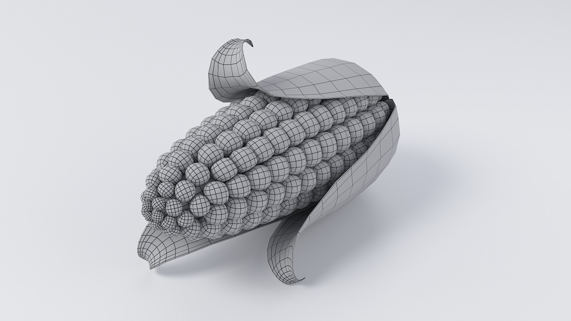 3D Cartoon Corn Model - TurboSquid 2074423