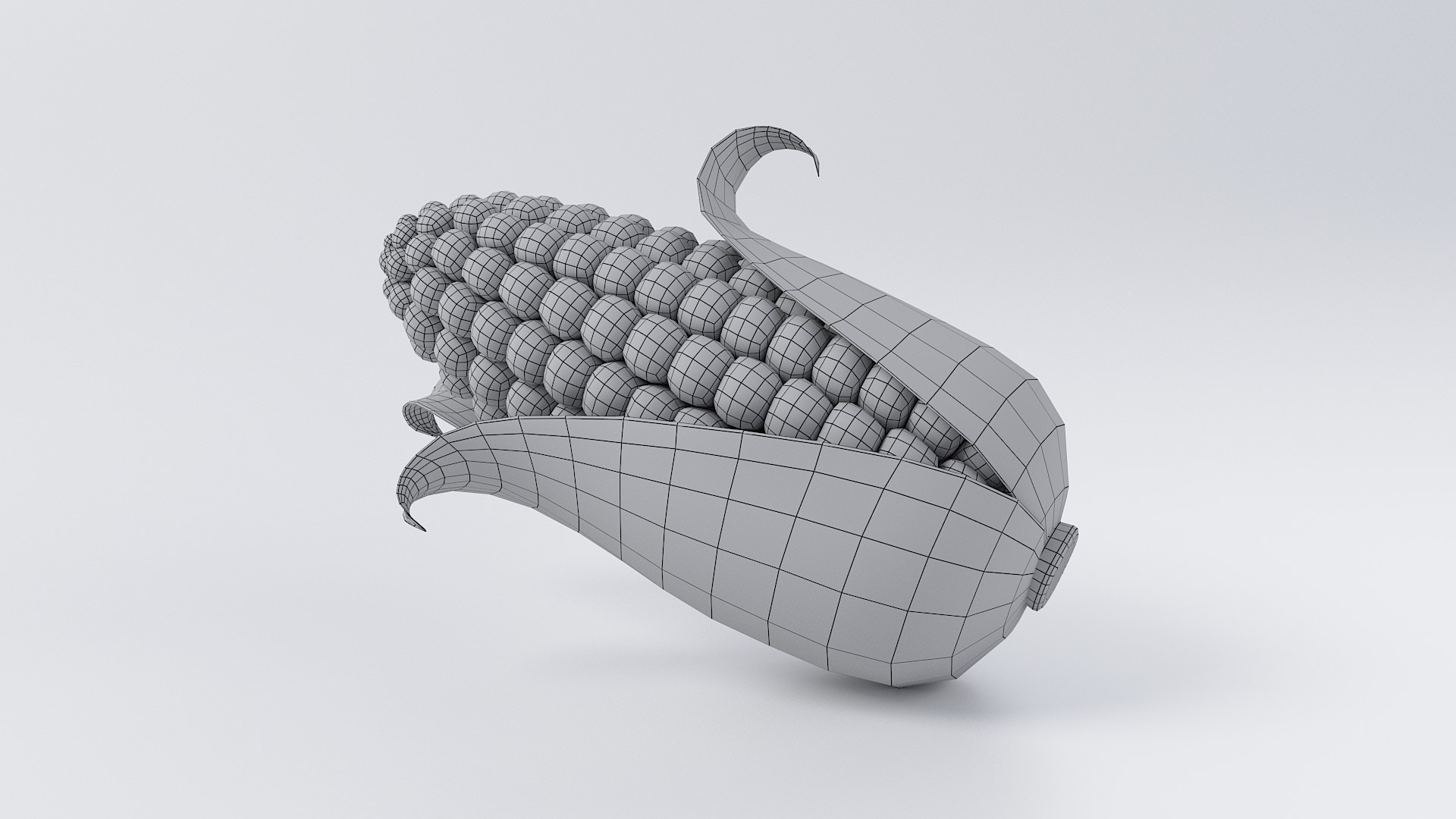 3D Cartoon Corn Model - TurboSquid 2074423