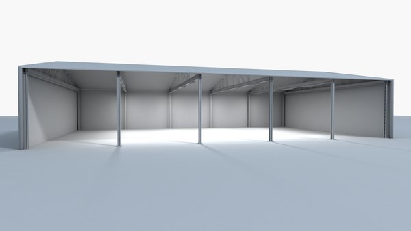 Storage warehouse 3D model - TurboSquid 1662320