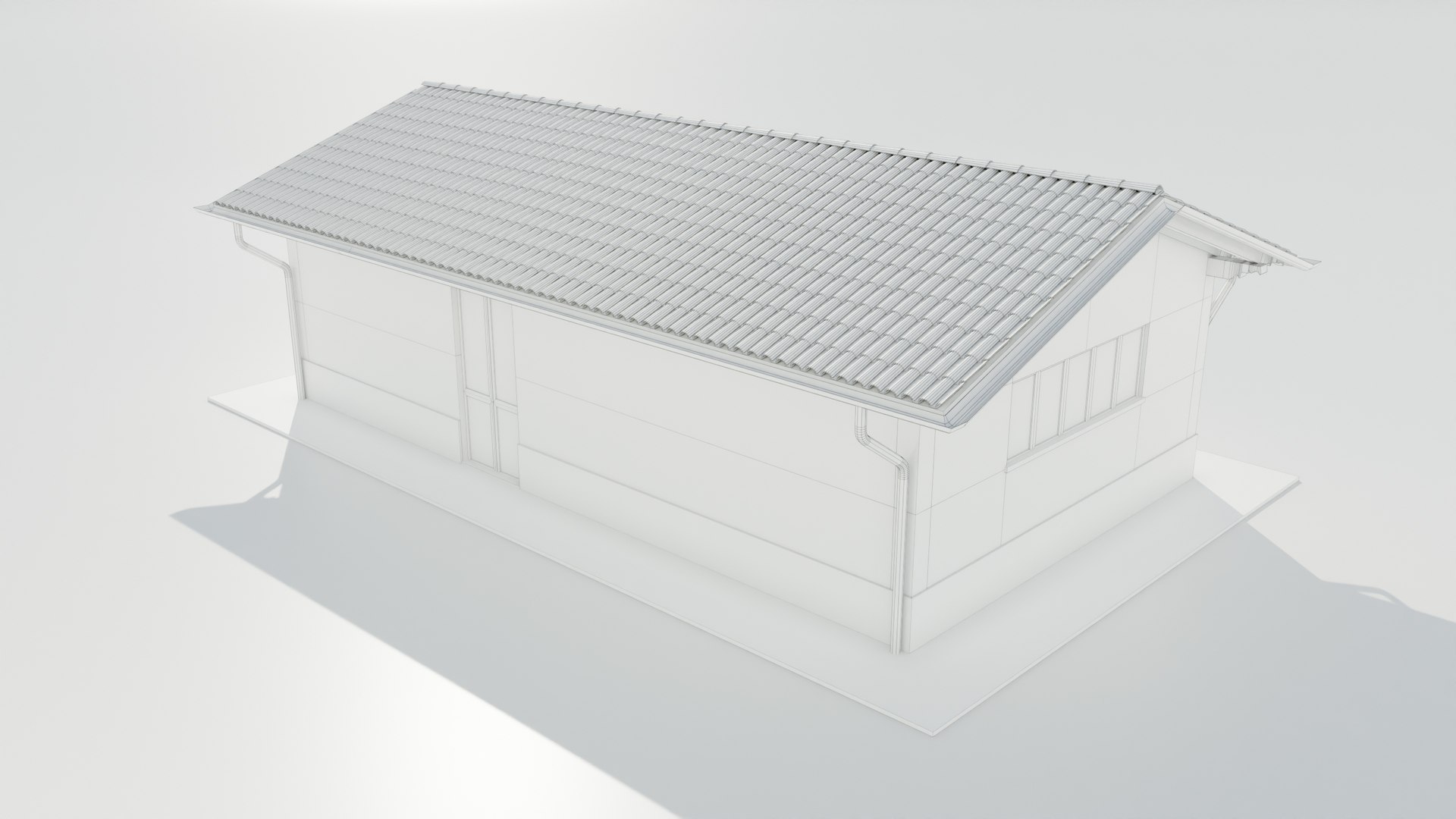 Italian Farm Building - Garage 3 3D Model - TurboSquid 1720144