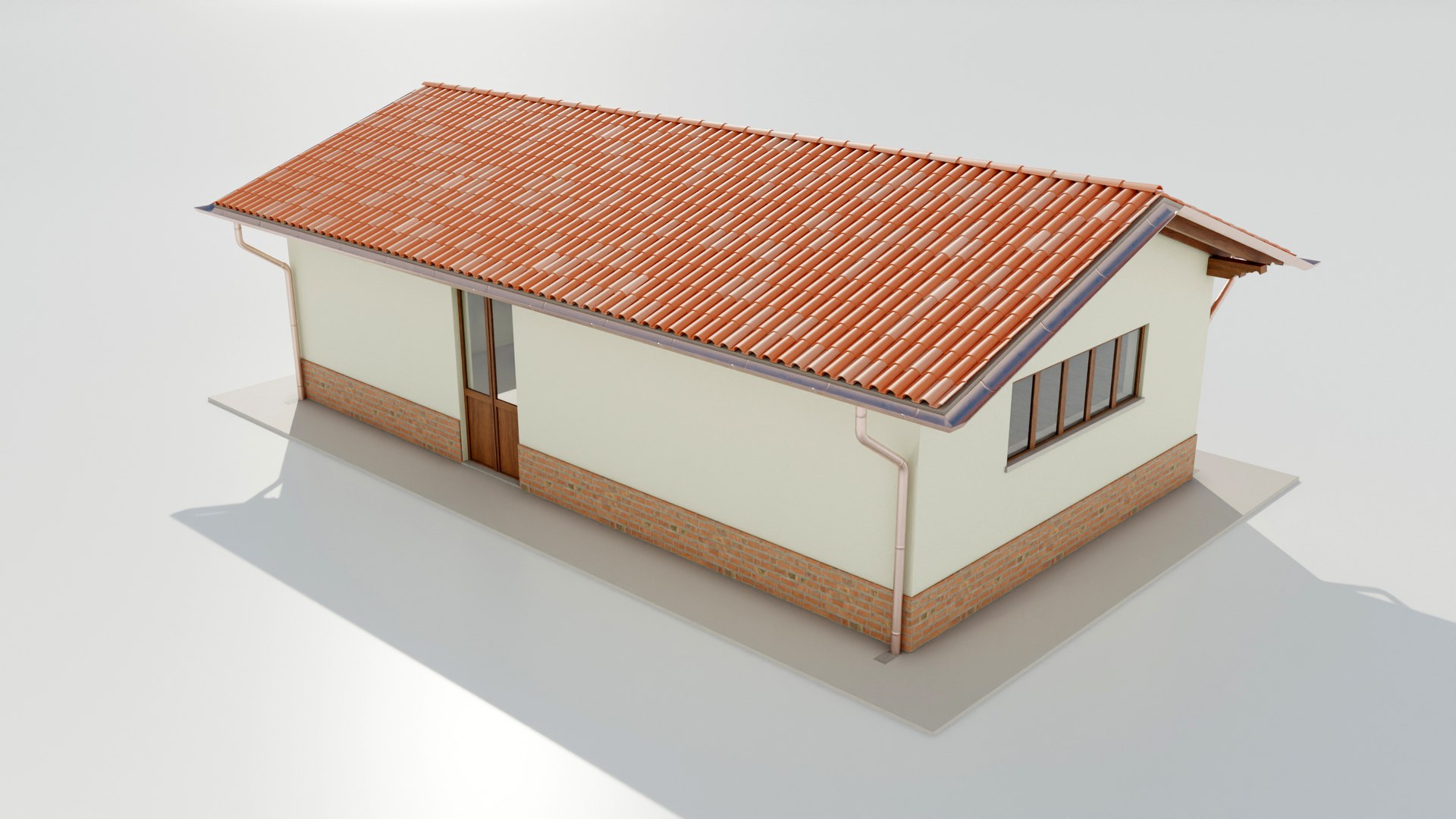 Italian Farm Building - Garage 3 3D Model - TurboSquid 1720144