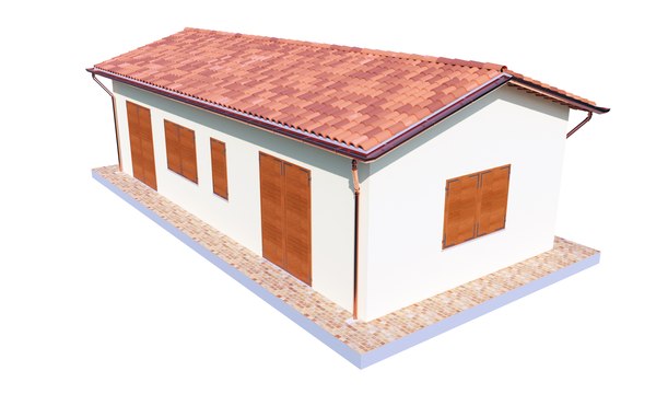 Italian Farm Building - Garage 3 3D model - TurboSquid 1720144