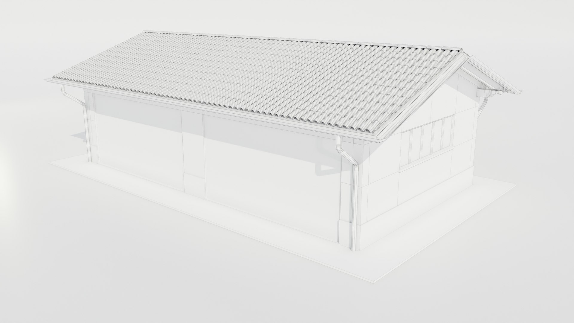Italian Farm Building - Garage 3 3D Model - TurboSquid 1720144