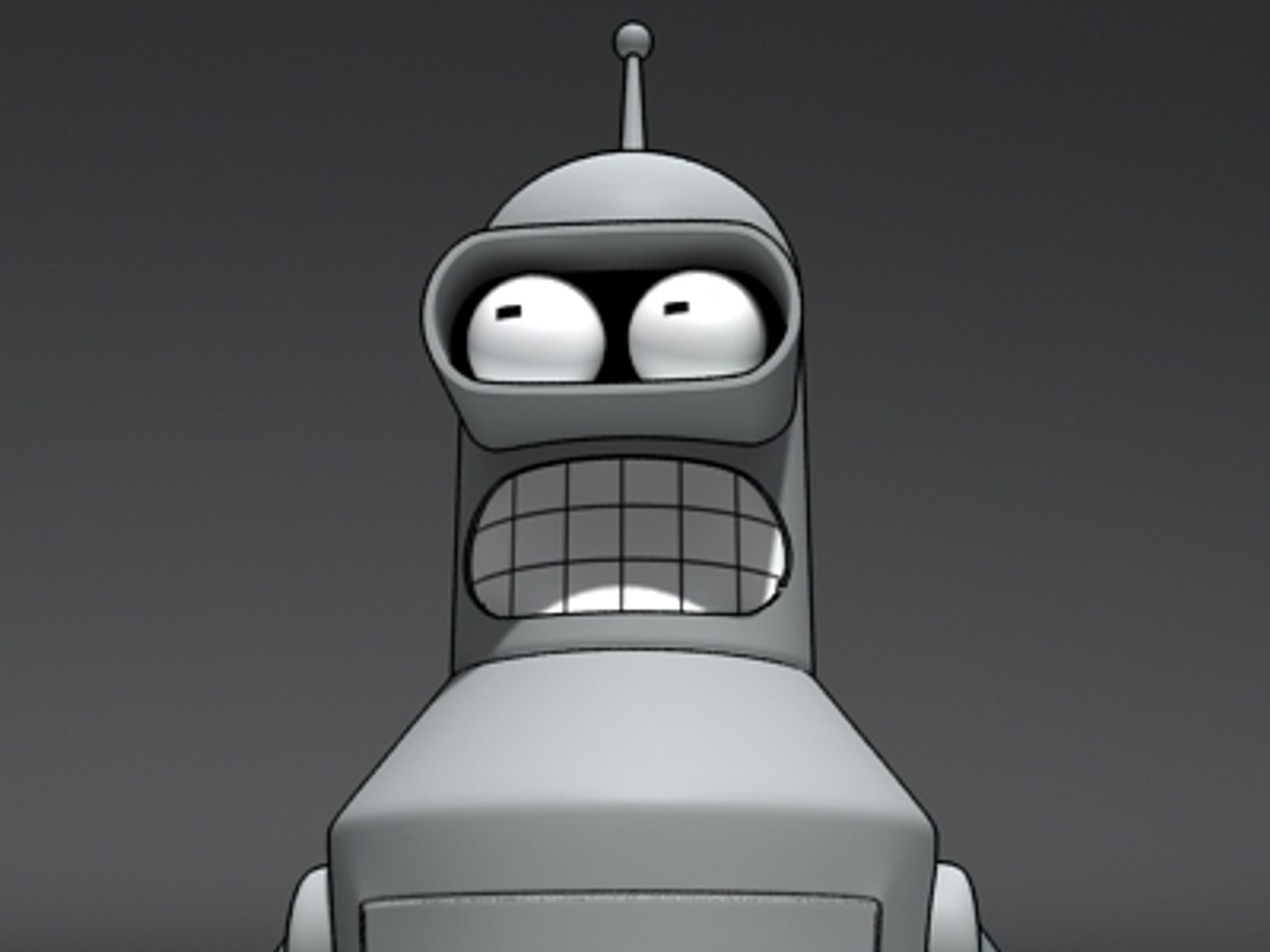 robot bender 3d 3ds