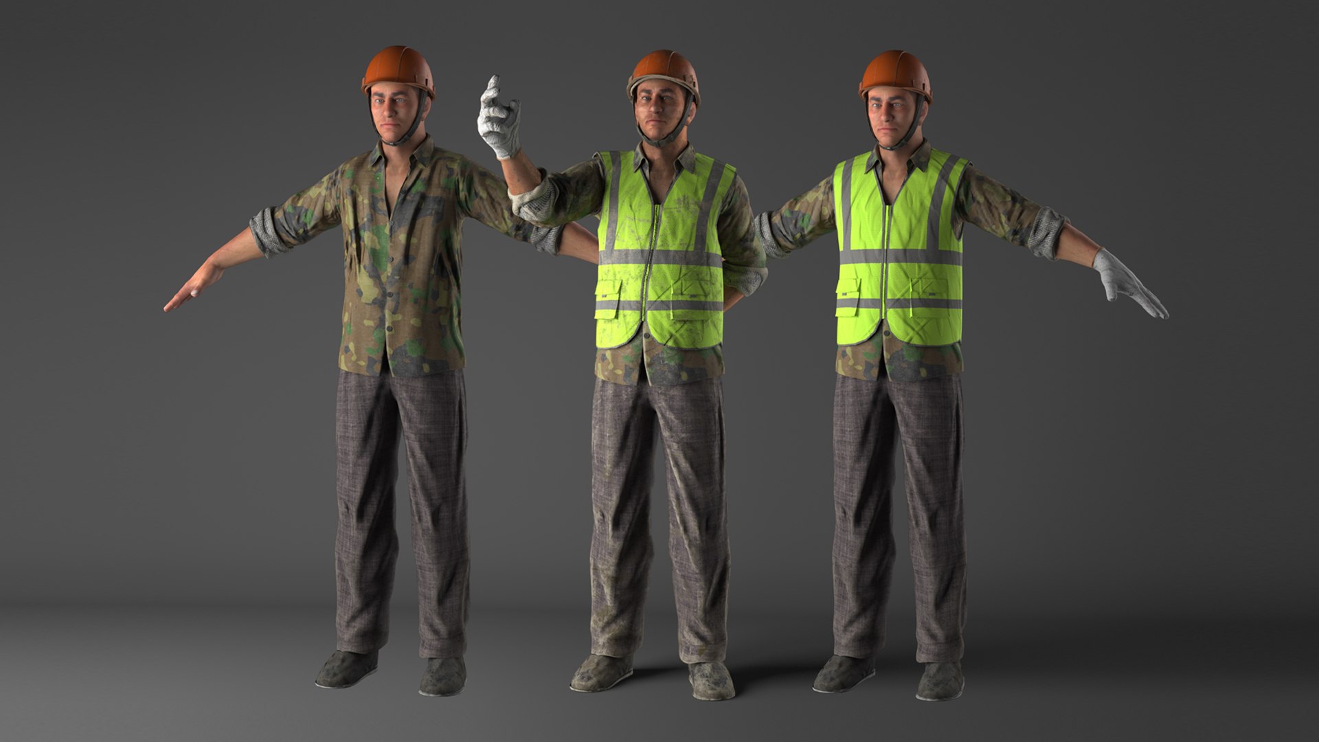 3D Worker Man - TurboSquid 1976987