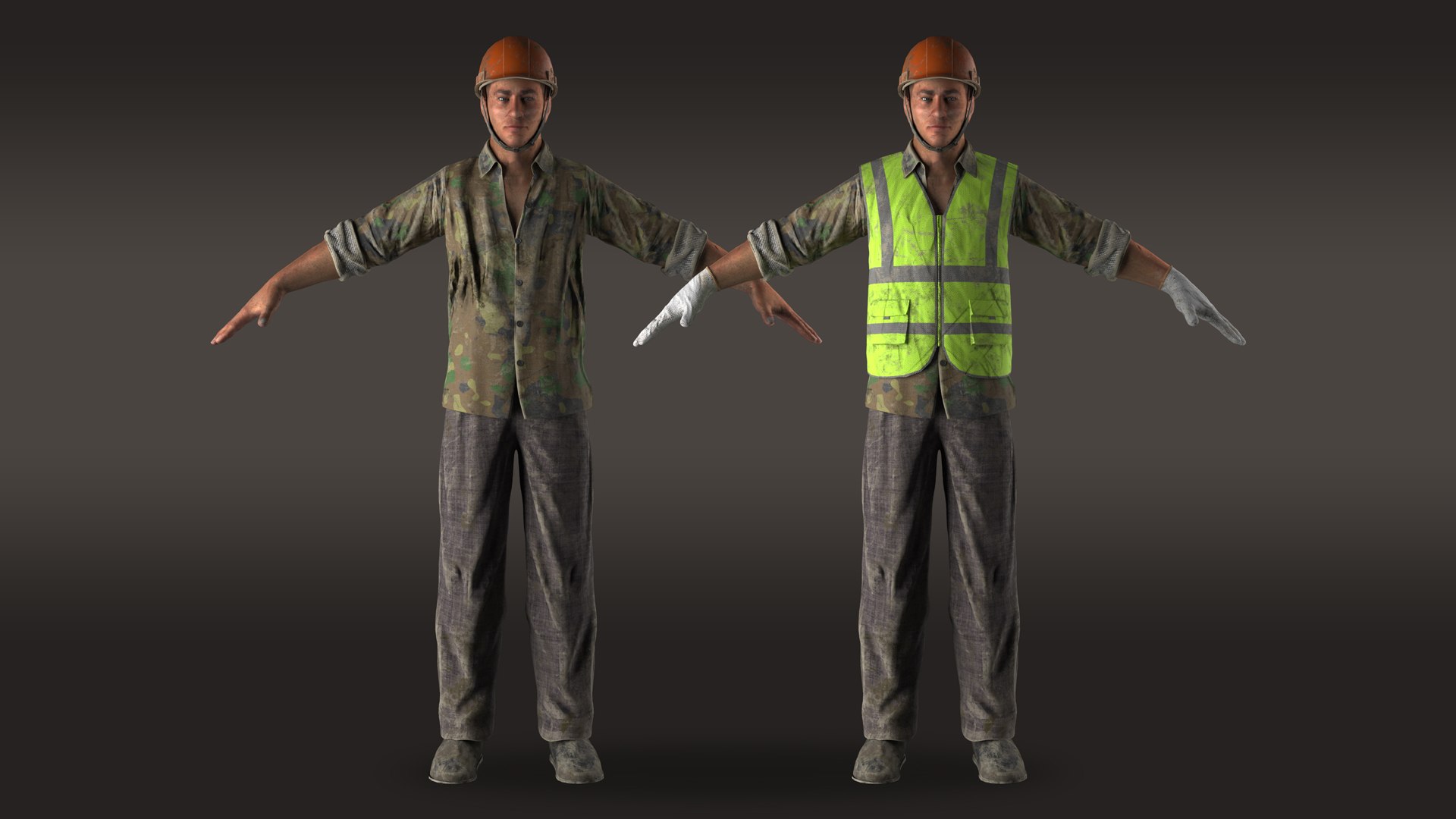3D Worker Man - TurboSquid 1976987