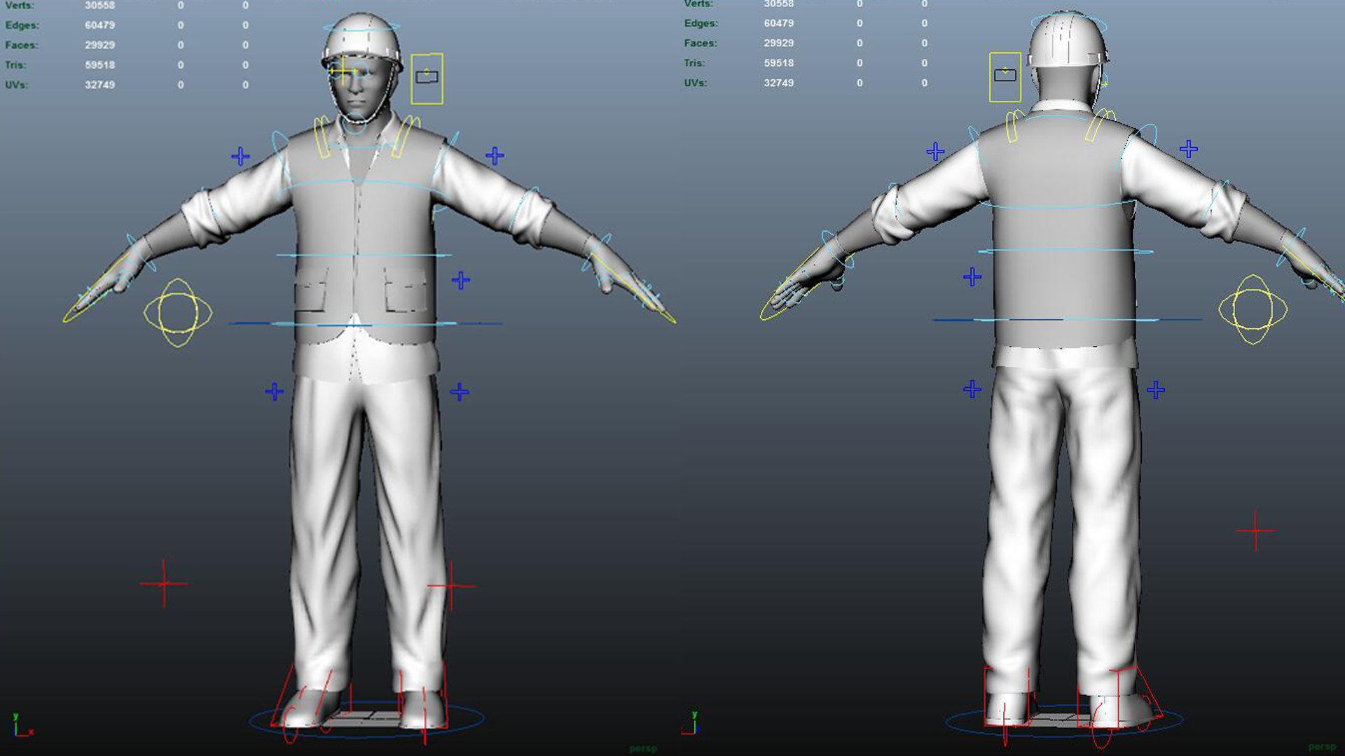 3D Worker Man - TurboSquid 1976987