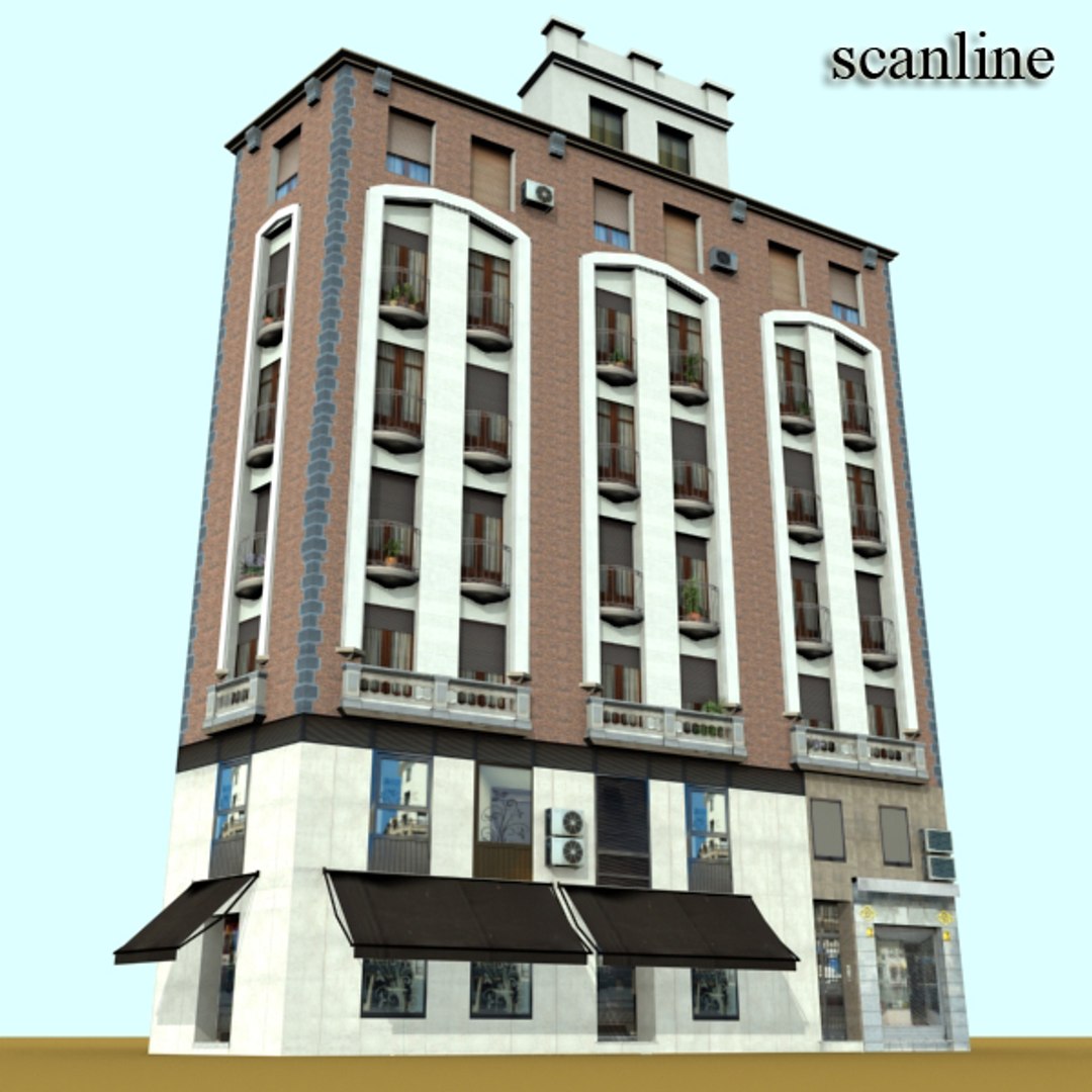 photorealistic building 19 3d model