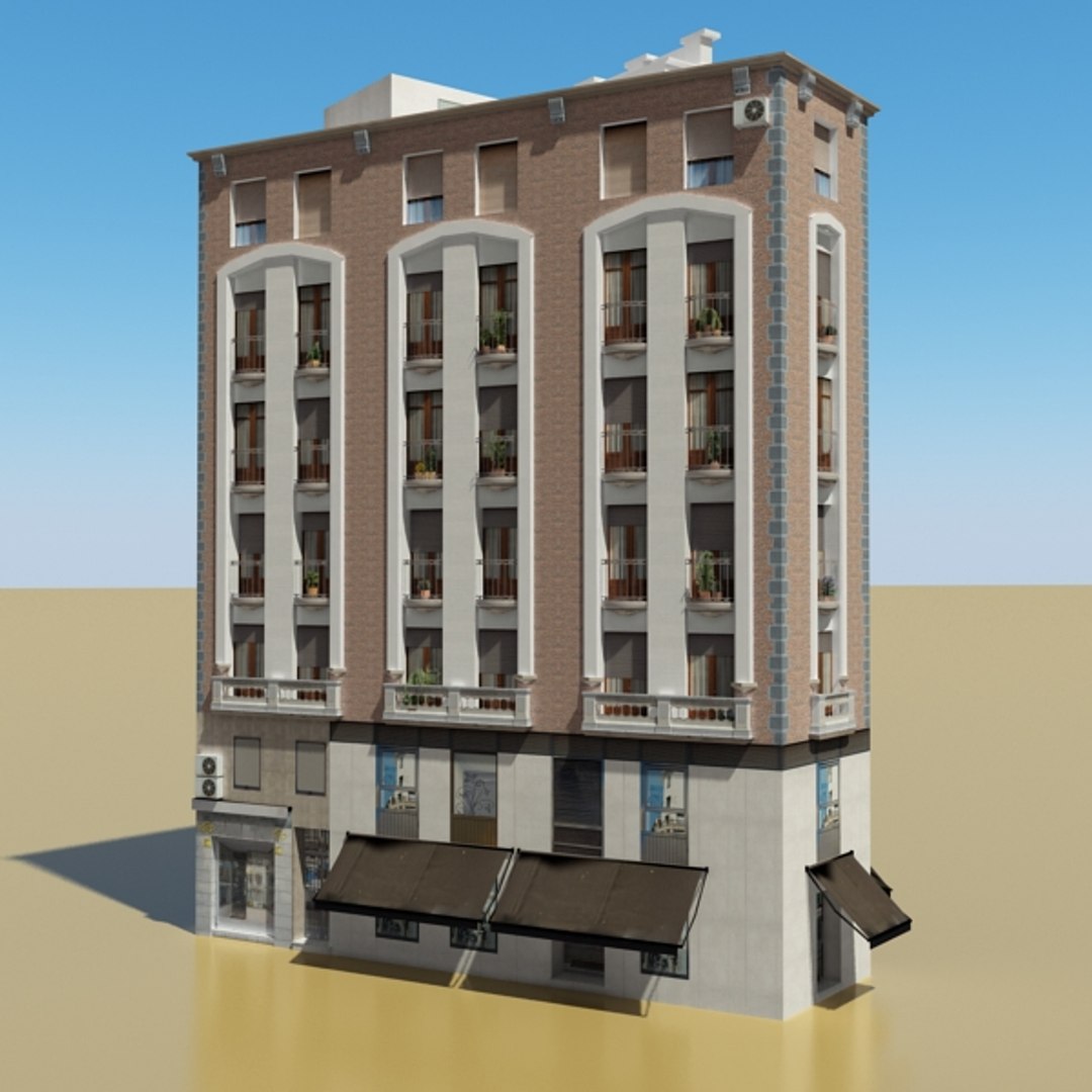 photorealistic building 19 3d model
