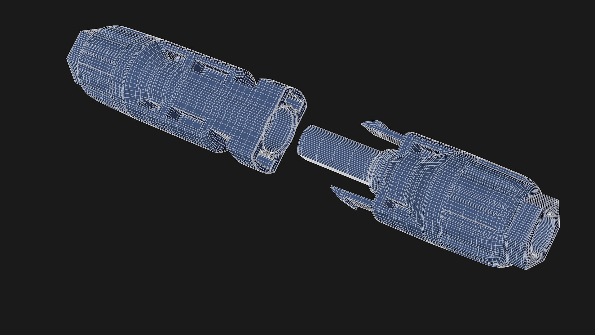3D Solar Panel Connector MC4 - TurboSquid 2288306