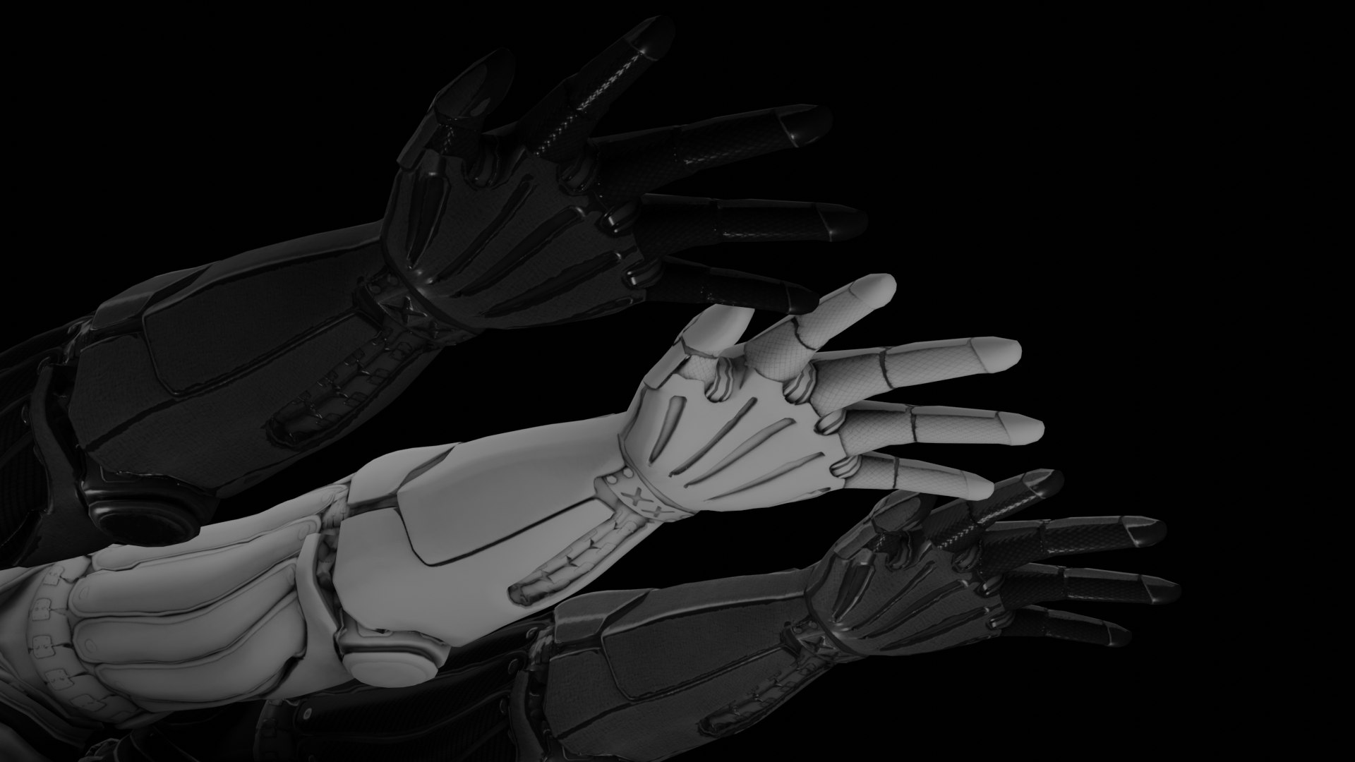 Robotic Human Arm 3D Model Model - TurboSquid 2288909